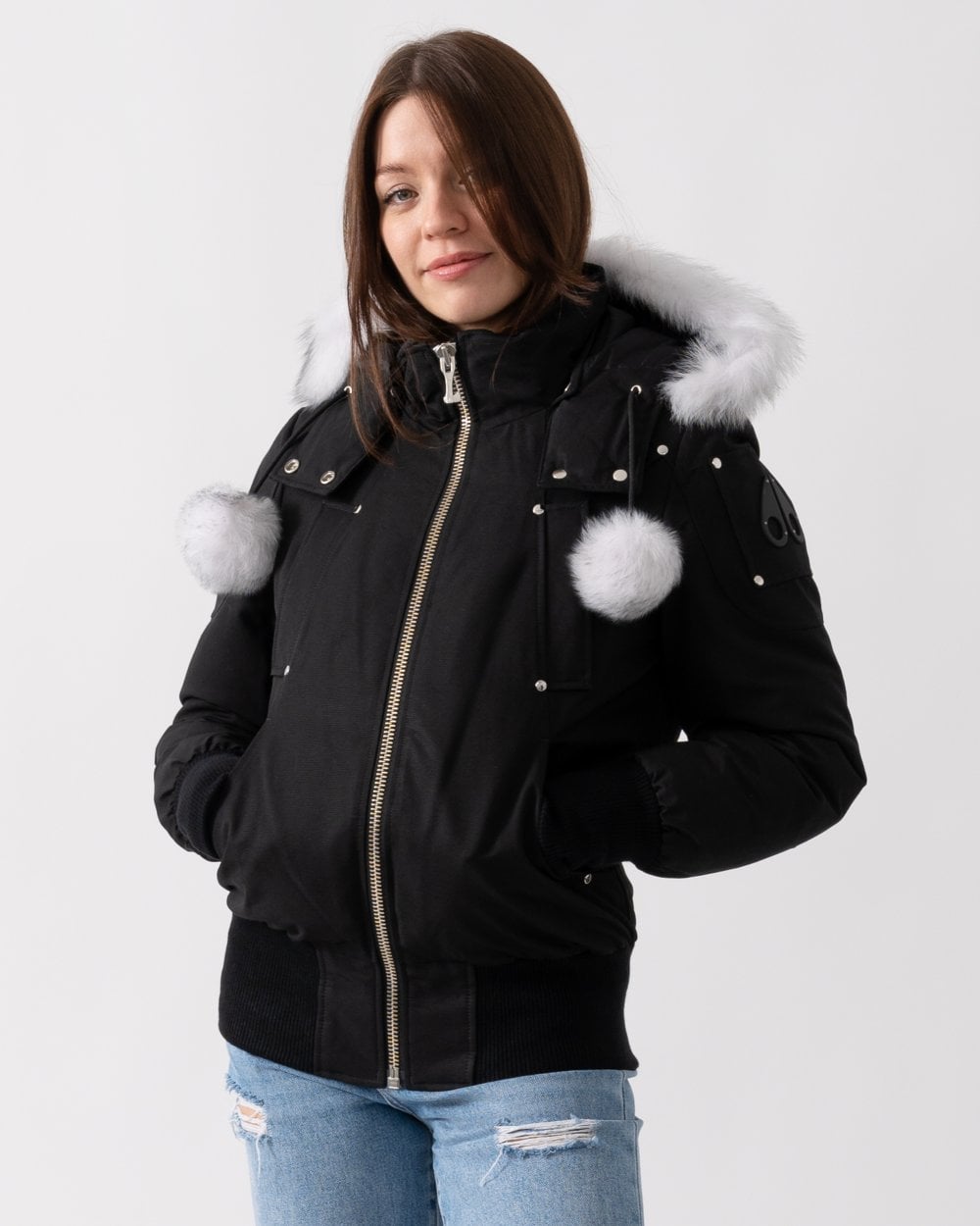Moose Knuckles Debbie Womens Bomber Jacket