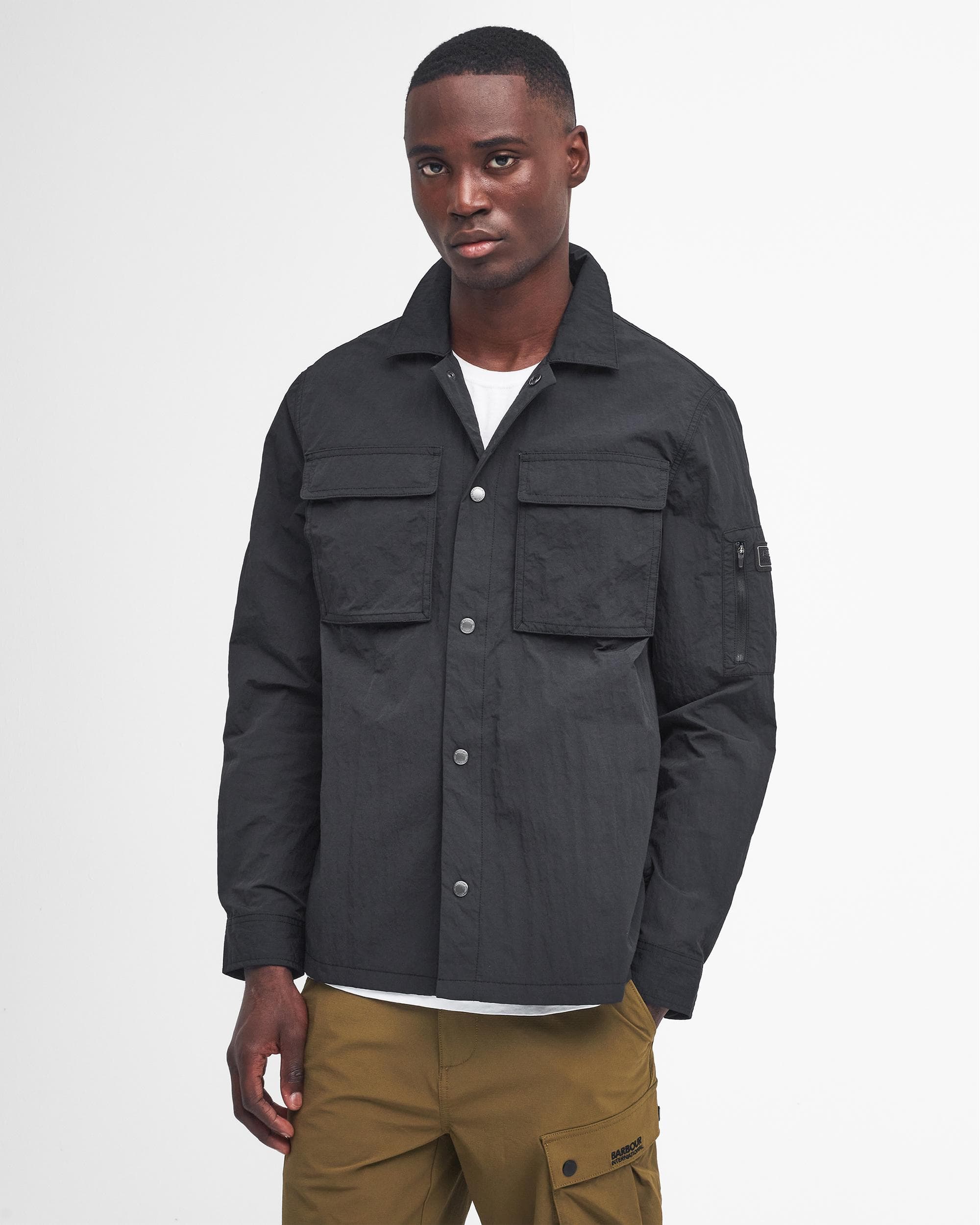 Barbour International Scots Mens Nylon Overshirt