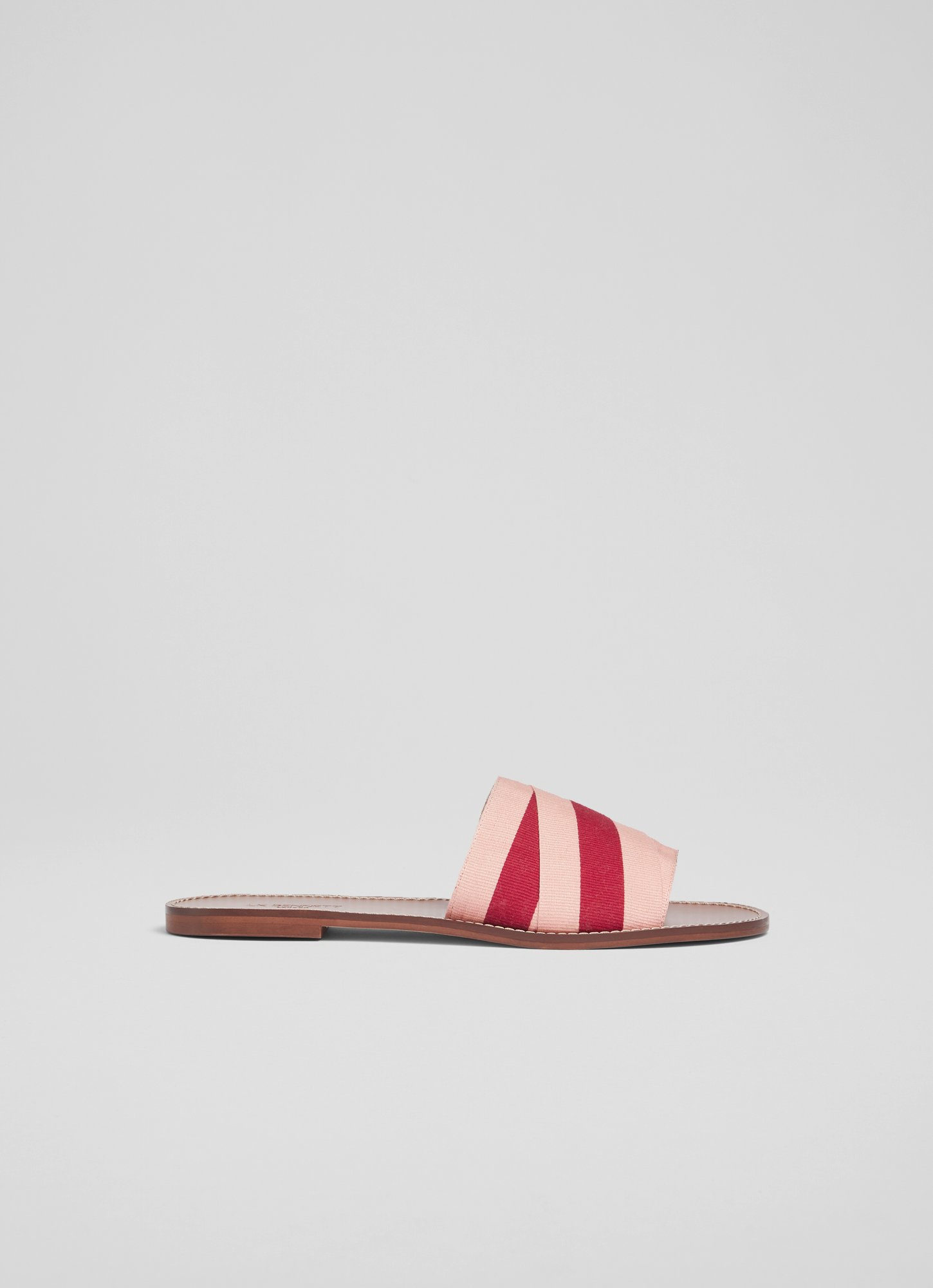 LK Bennett Winnie Flat Sandals, Light Pink