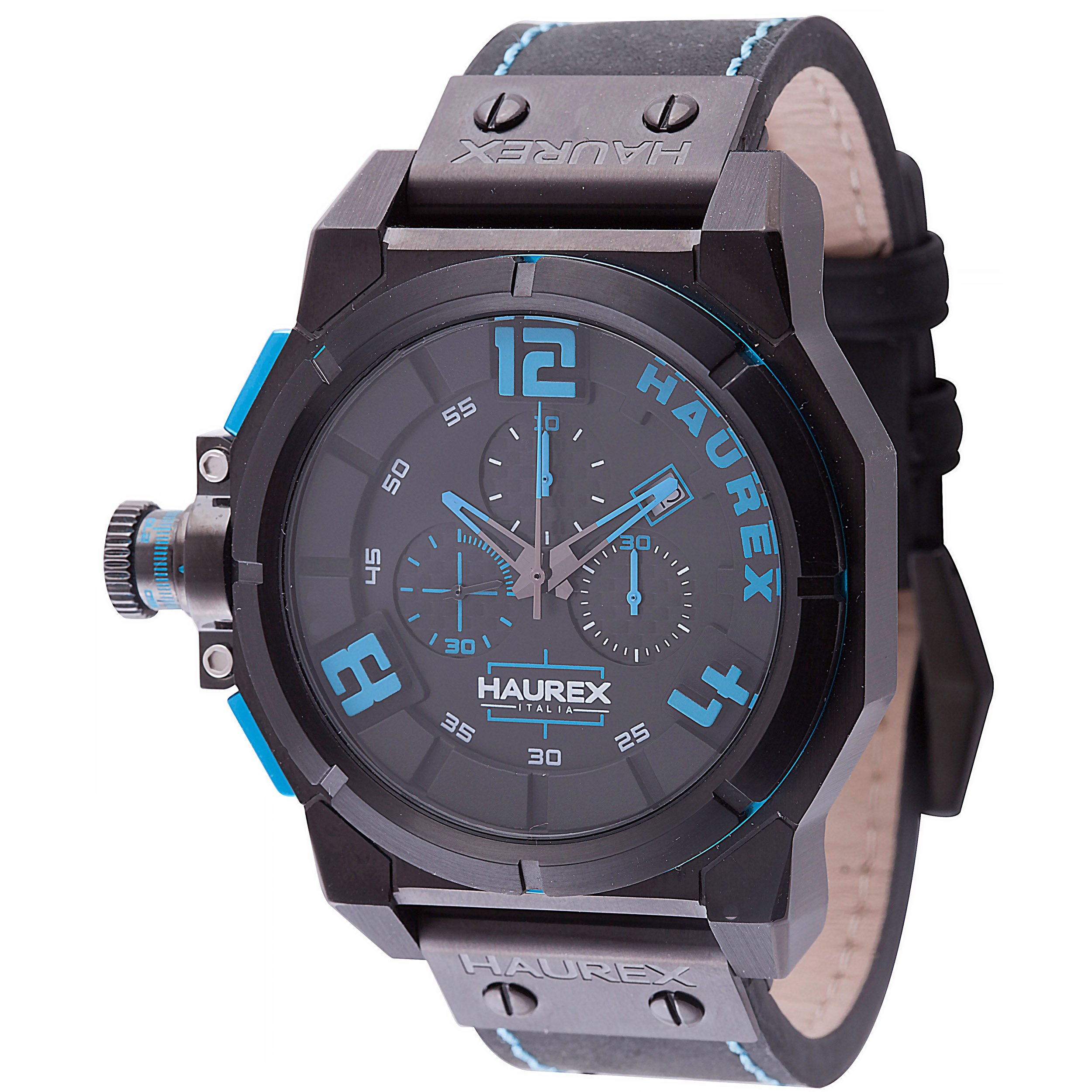 HAUREX ITALY:SPACE BLACK/BLUE WATCH