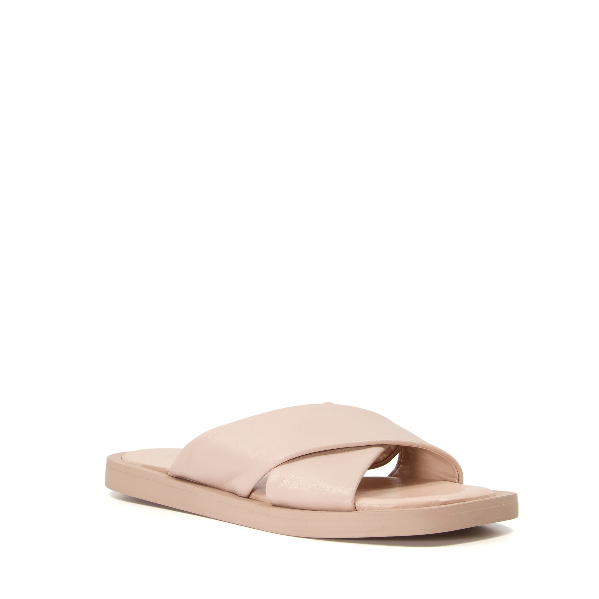 Dune Ladies LICORICE Leather Sandals Licorice