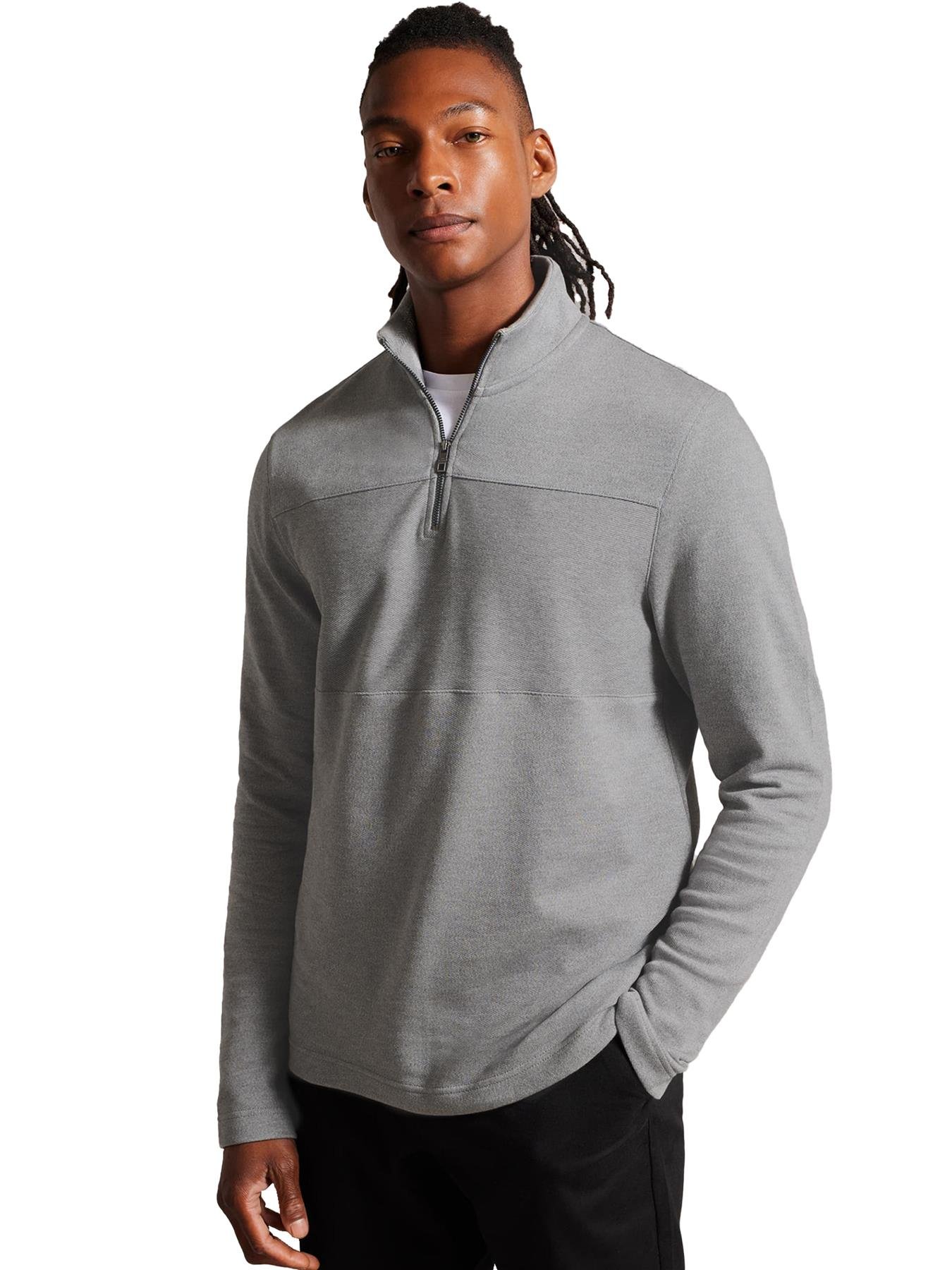 Ted Baker | Mens Long Sleeve Half Zip Pullover - Gazine
