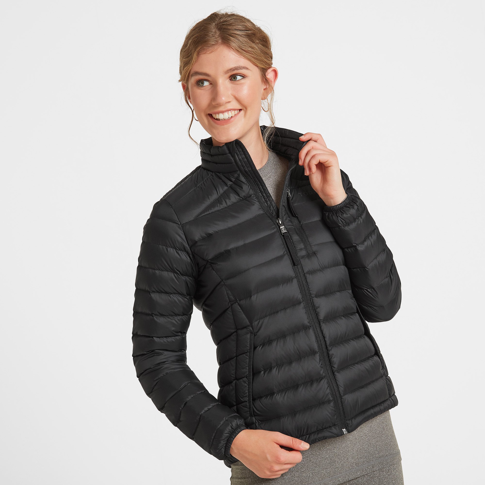 Drax Women's Funnel Down Jacket Black
