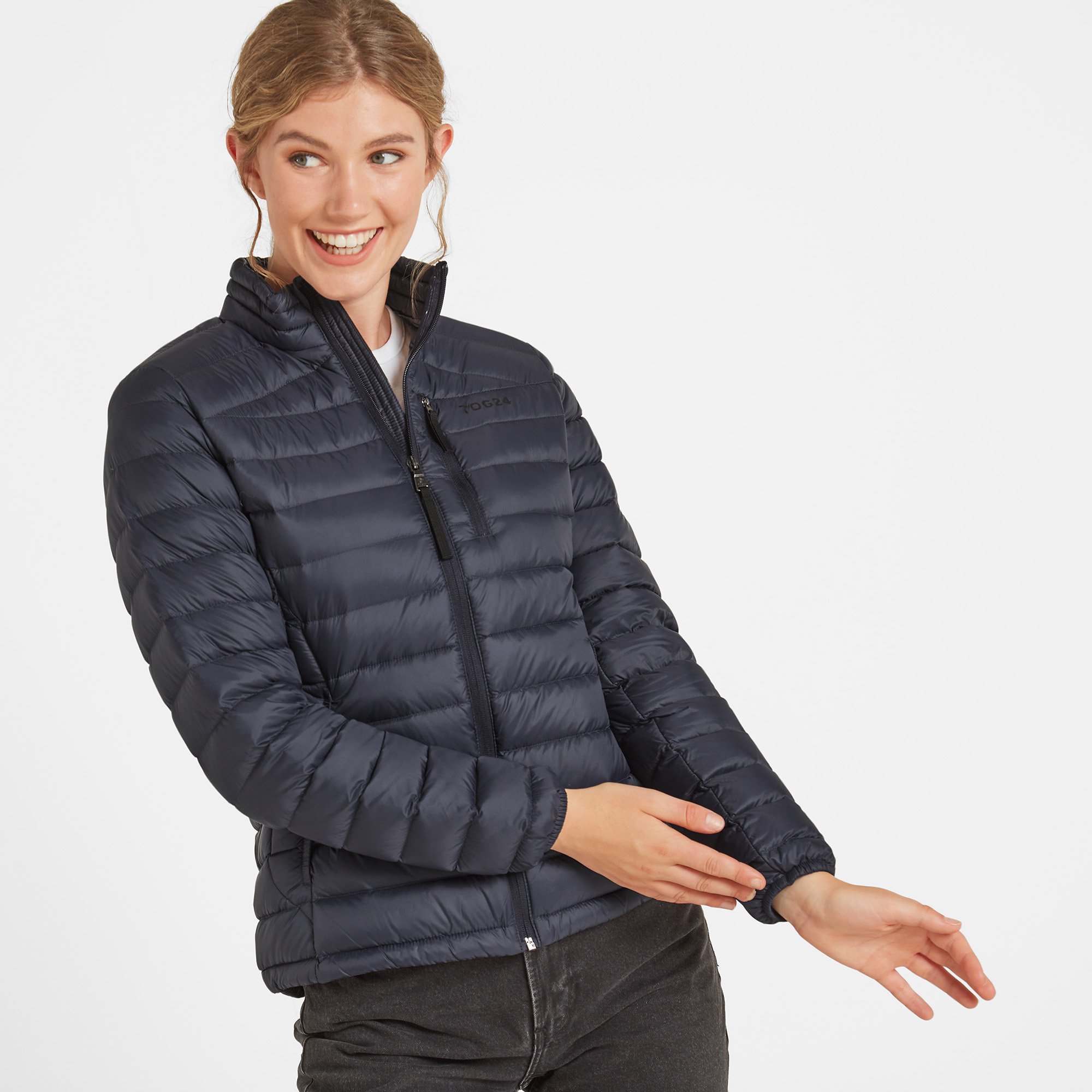 Drax Women's Funnel Down Jacket Navy