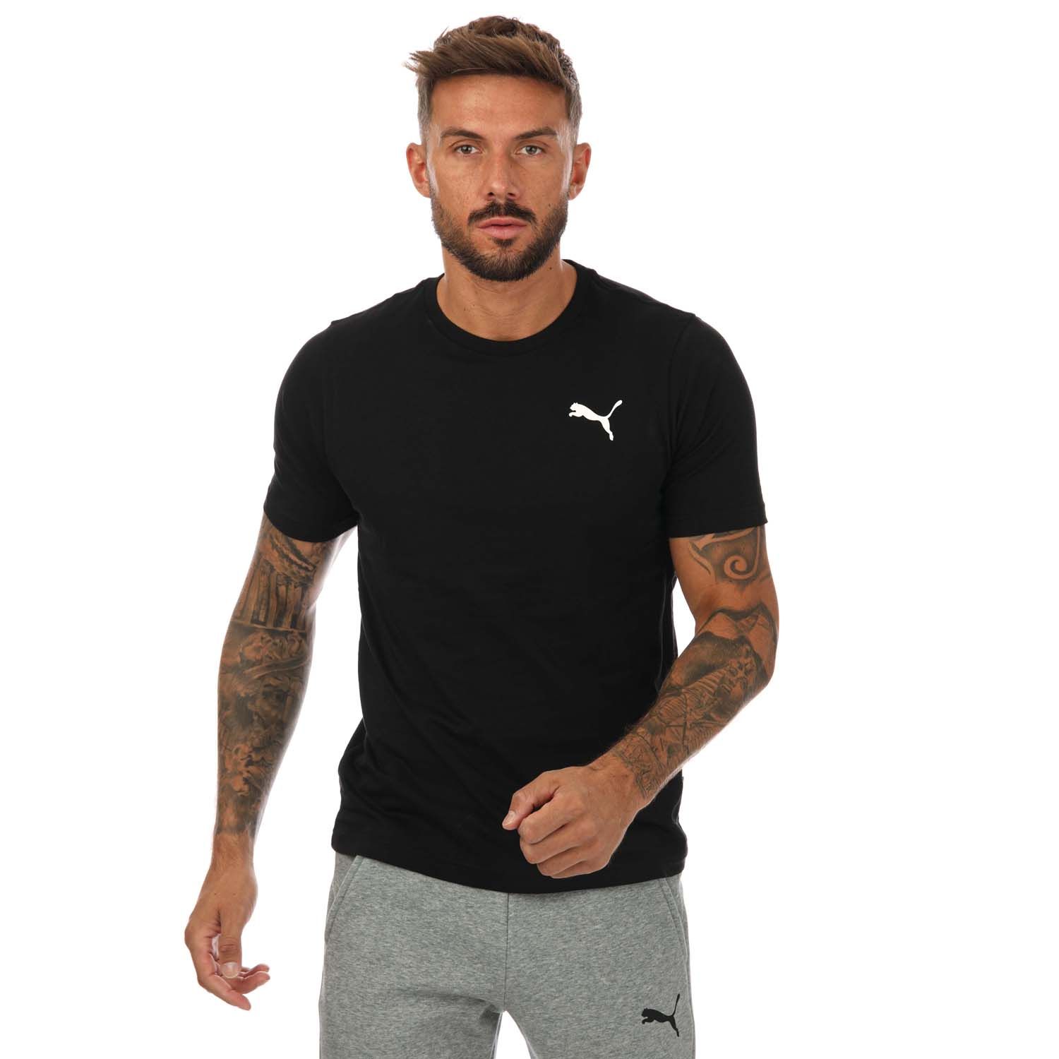 PUMA Mens Essentials Small Logo T-Shirt