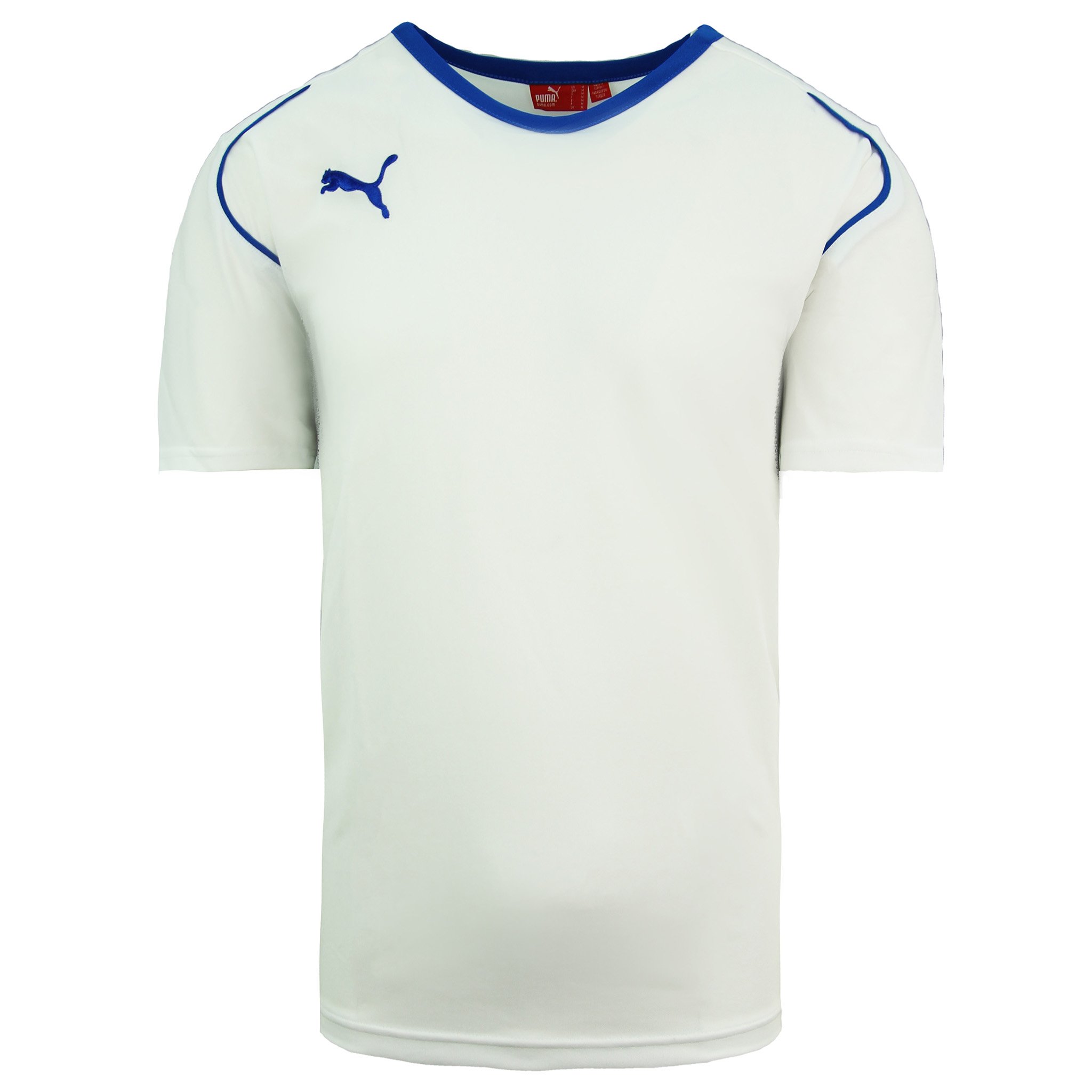 Puma V5.08 Short Sleeve Round Neck White Mens Football Top 700471 13