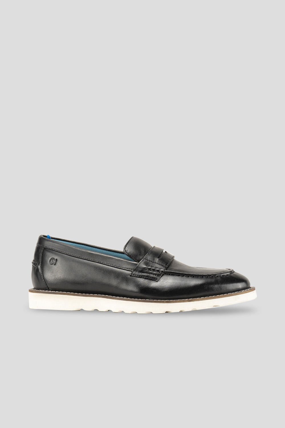 Bryan Black Leather Loafers