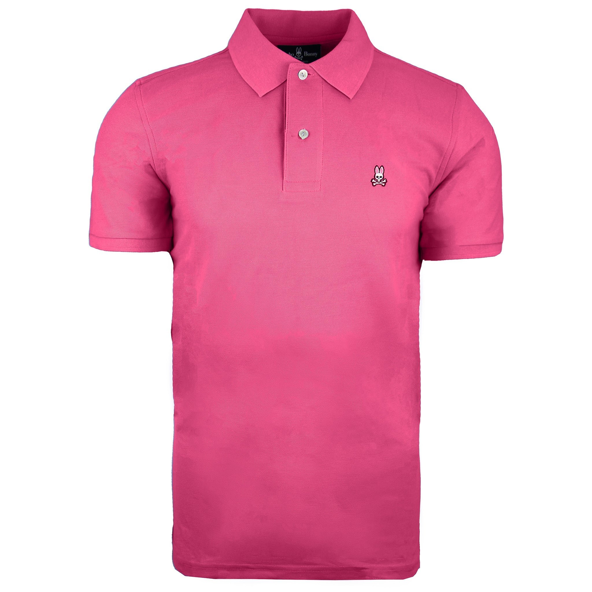 Psycho Bunny von Robert Godley Herren-Poloshirt, Rosa