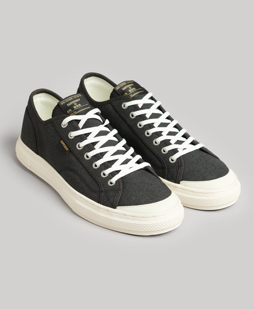 Superdry Vegan Canvas Low Top Trainers