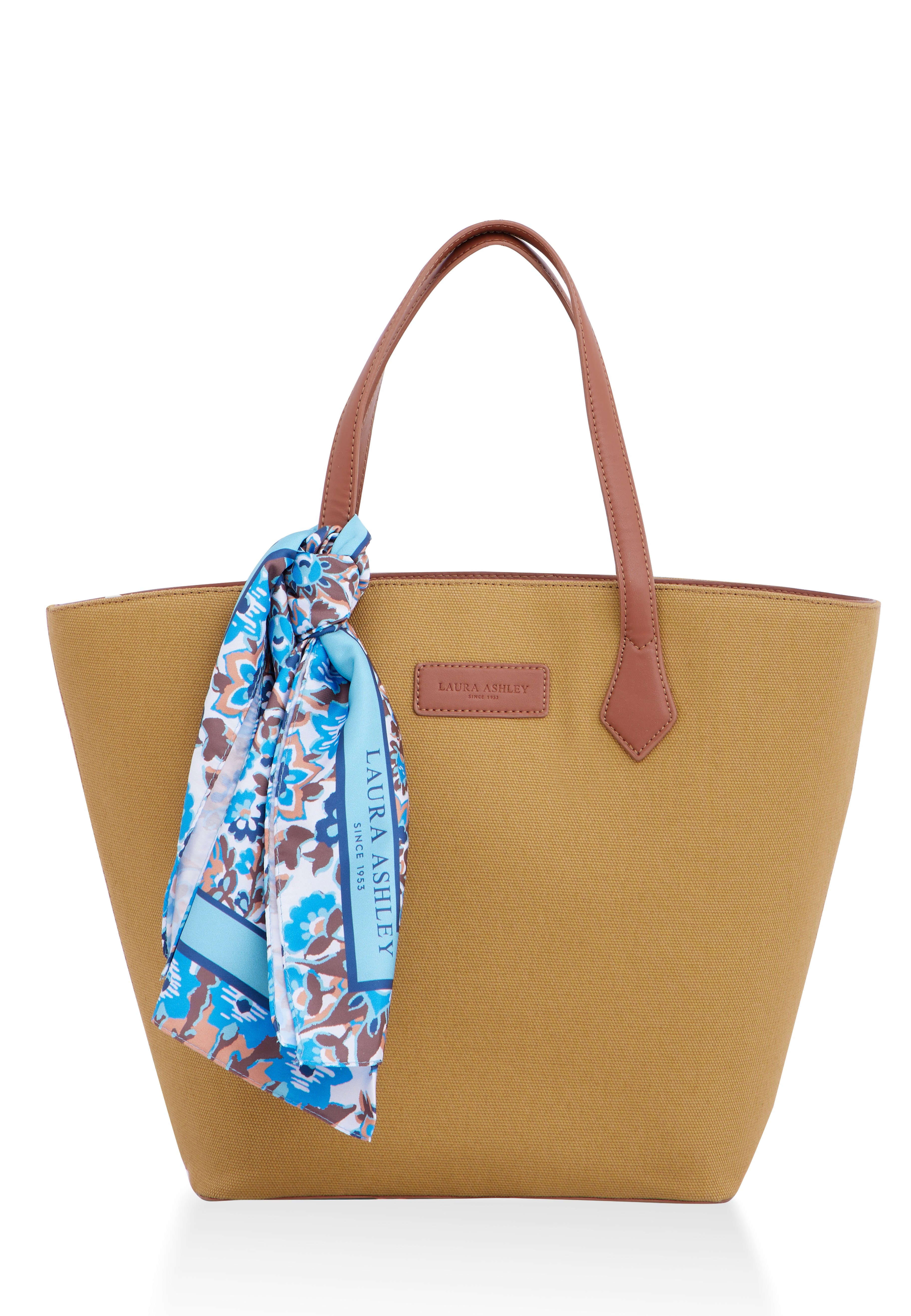 Laura Ashley Mustard Shopping Bag