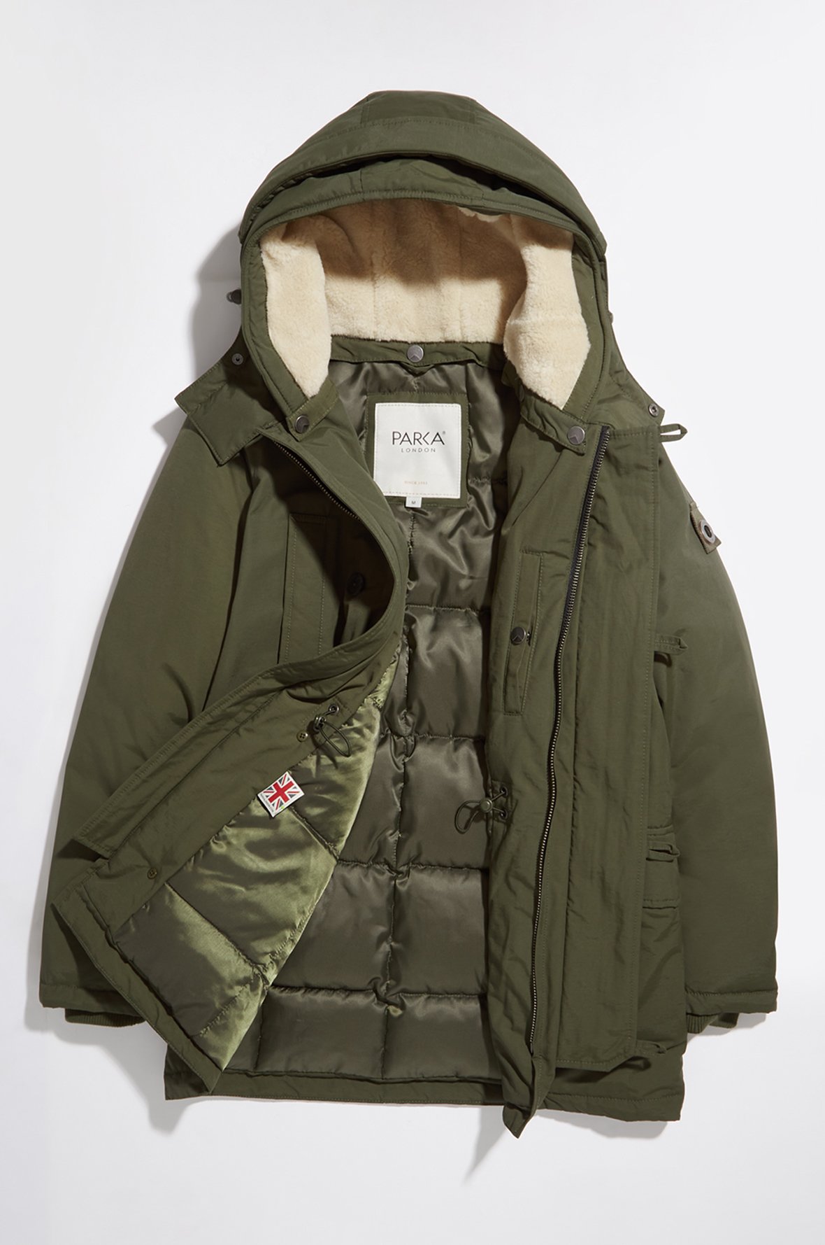 Expedition Mid-Length Shearling Parka