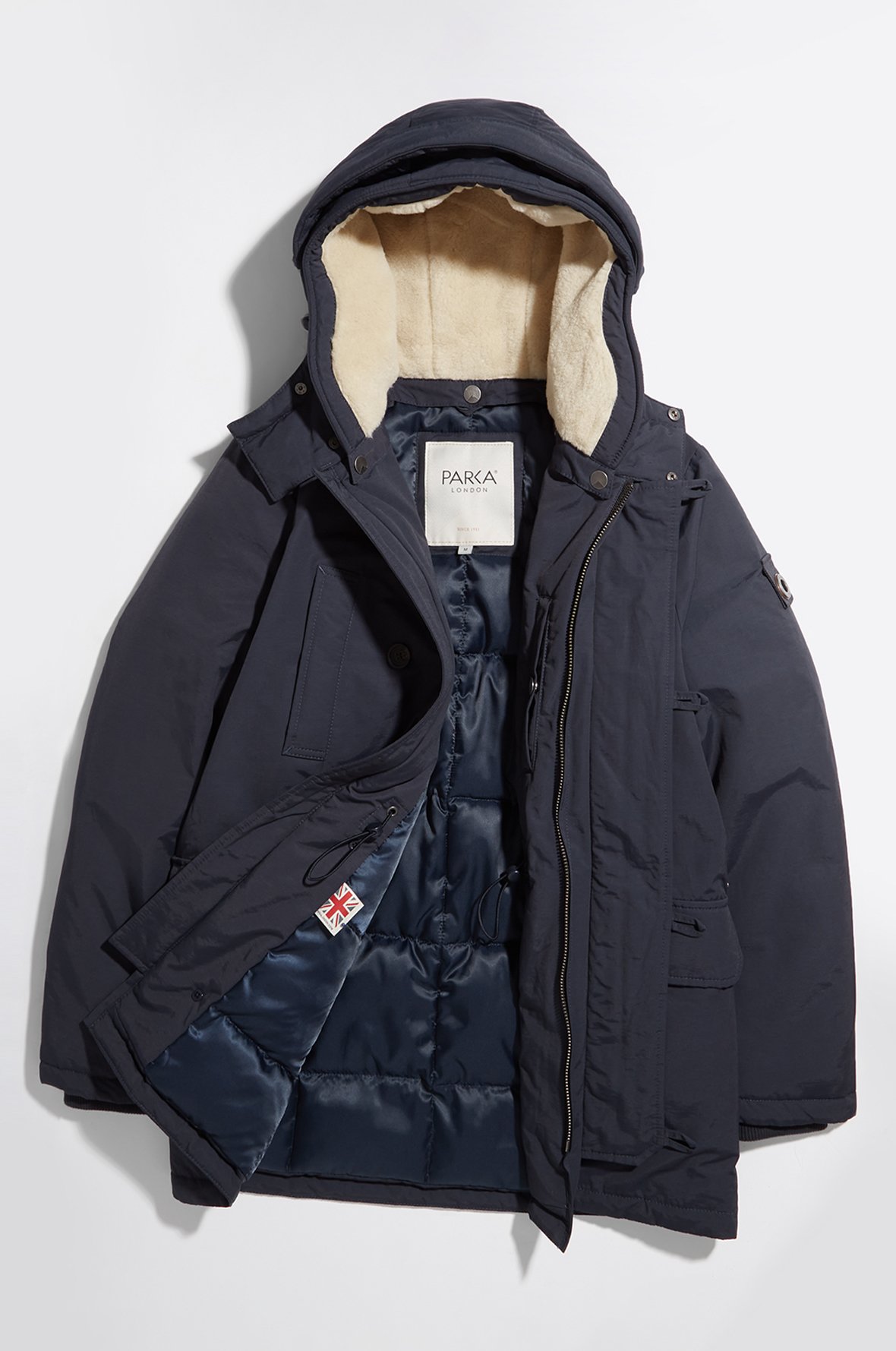 Expedition Mid-Length Shearling Parka