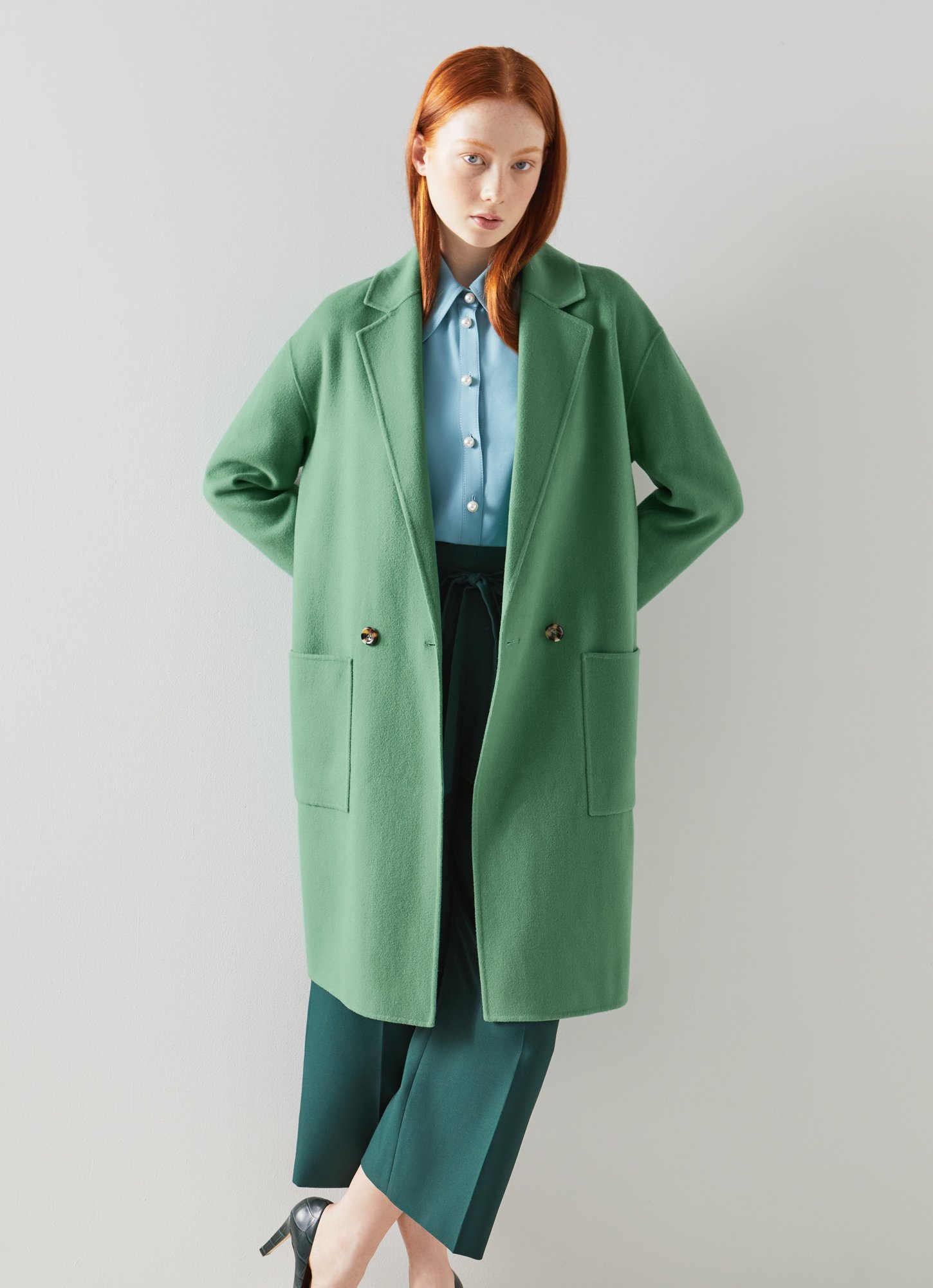 LK Bennett Eden Coats, Sage