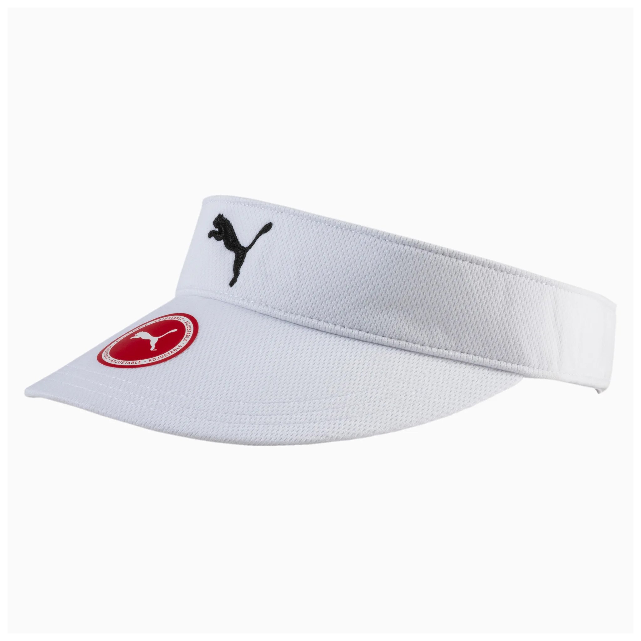 Puma DryCell Adjustable Golf Visor White Unisex Cap 053192 02