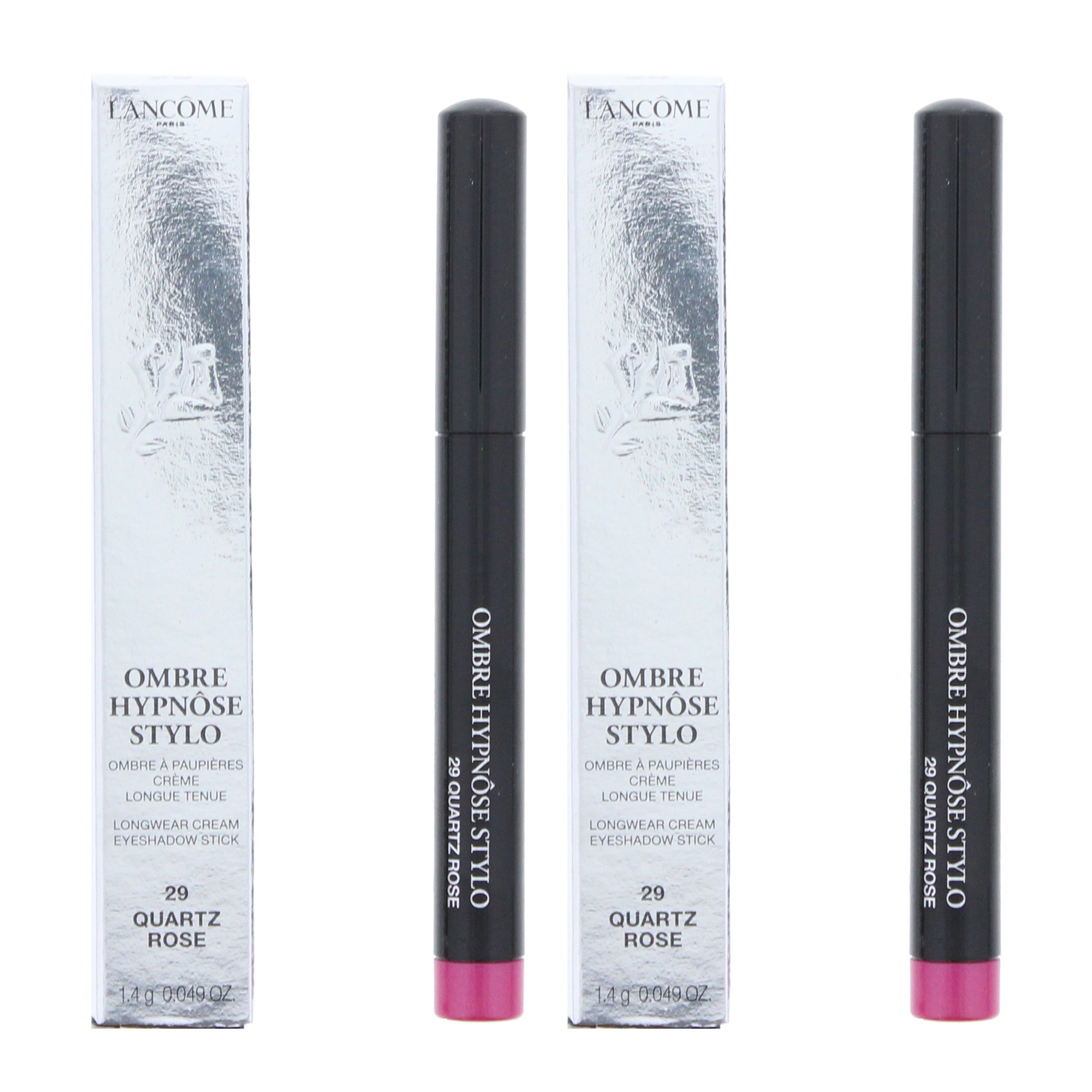 Lancome Ombre Hypnose Stylo Cream Eyeshadow Stick 1.4g - 29 Quartz Rose x 2