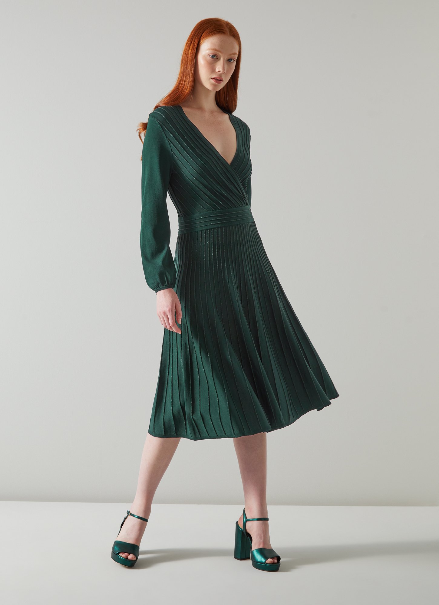 LK Bennett Merida Dresses, Green
