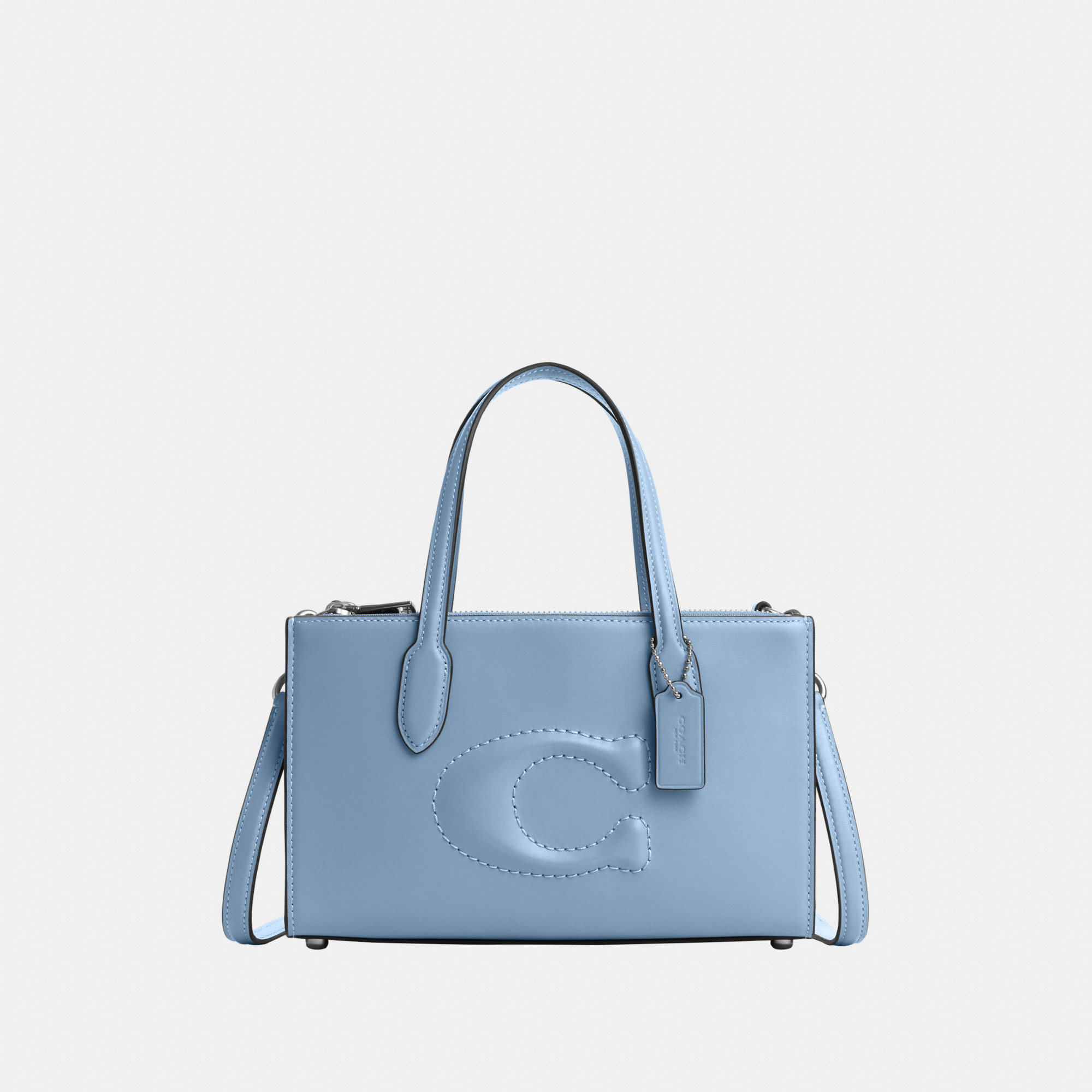 Nina Small Tote with Debossed Sculpted C Bag