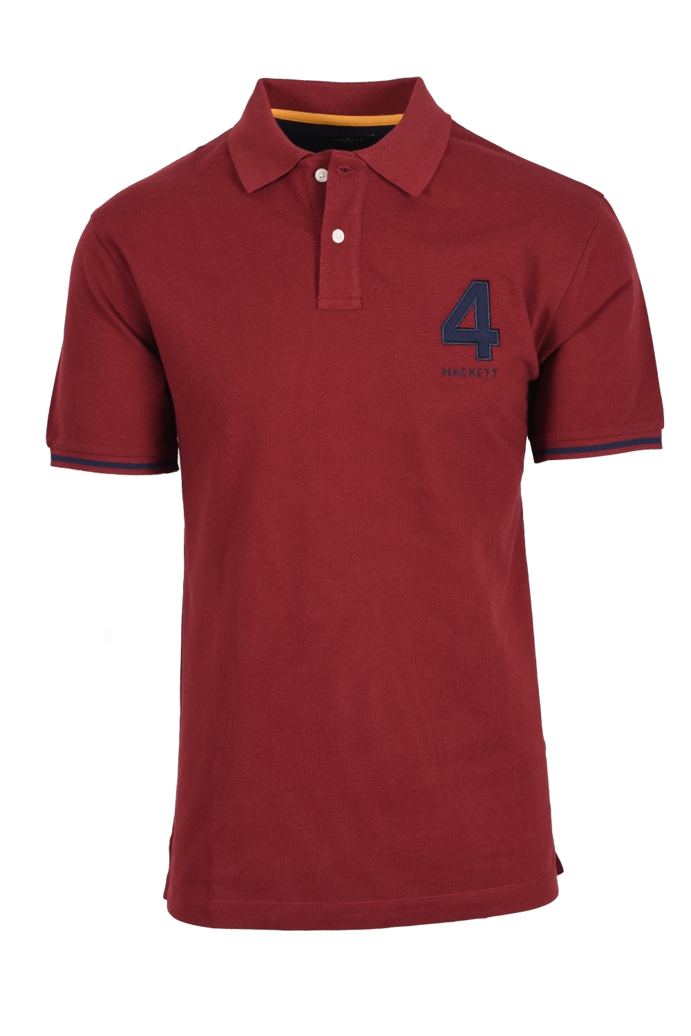 Hackett Heritage Number Polo Shirt Wine