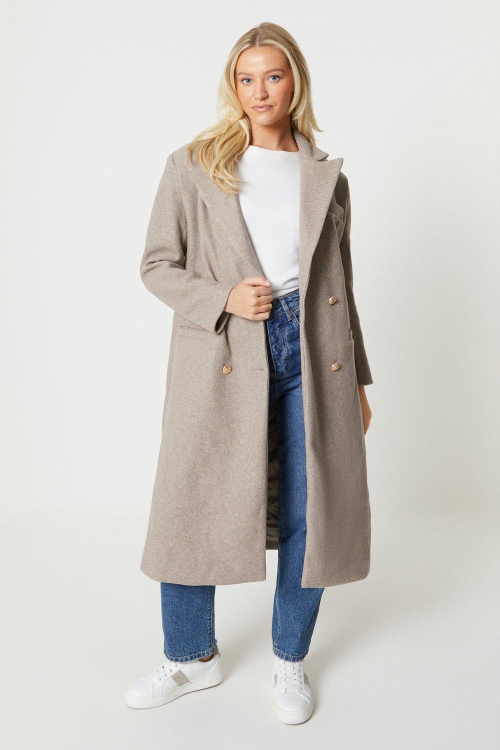 Longline Double Breasted Formal Coat