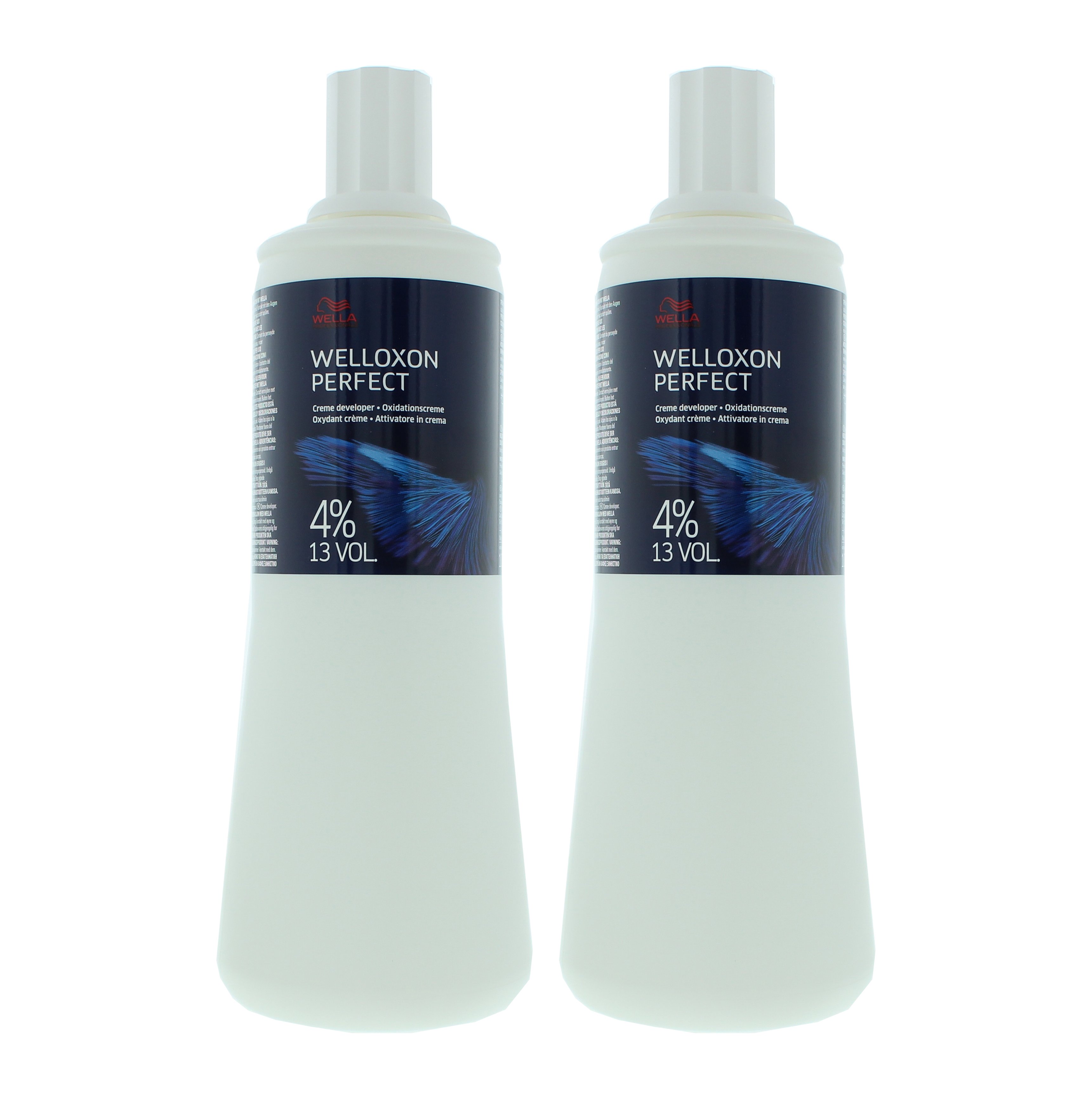 Wella Welloxon Perfect 4% Cream 13 Vol Developer 1000ml x 2