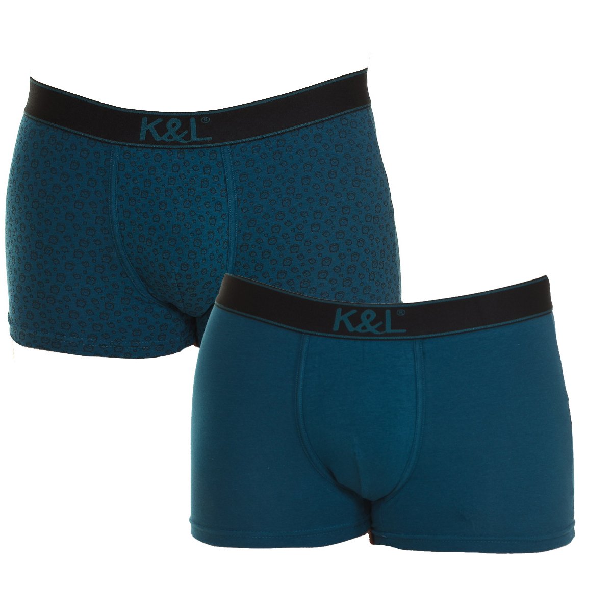 Pack-2 Breathable fabric boxers with anatomical front KL2004 men