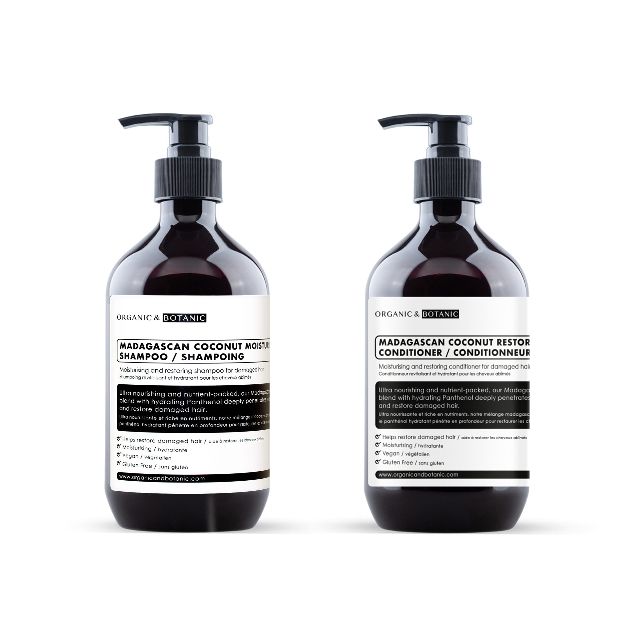 Bio & Botanic Keratin Shampoo & Spülung Set ( 500ml & 500ml)