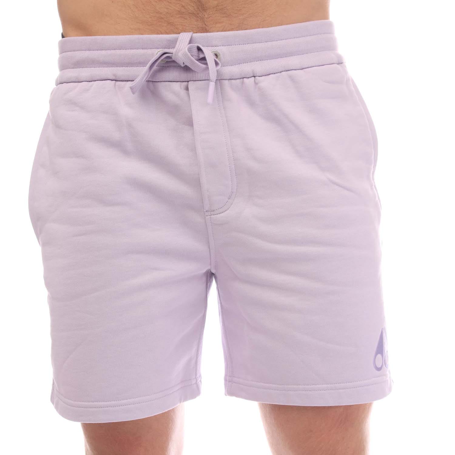 Men's Moose Knuckles Clyde Shorts in Purple