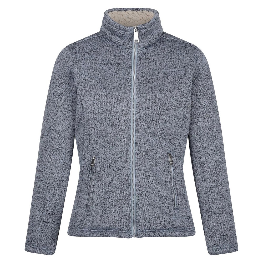 Regatta Womens/Ladies Razia II Full Zip Fleece Jacket (Ice Grey/Light ...