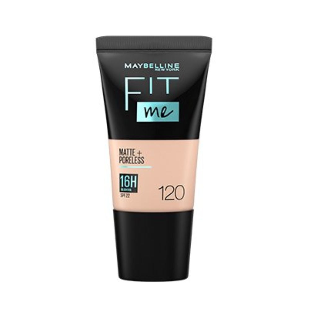 Maybelline Fit Me Matte & Poreless 16 Hour Foundation Tube 18ml – 120 ...