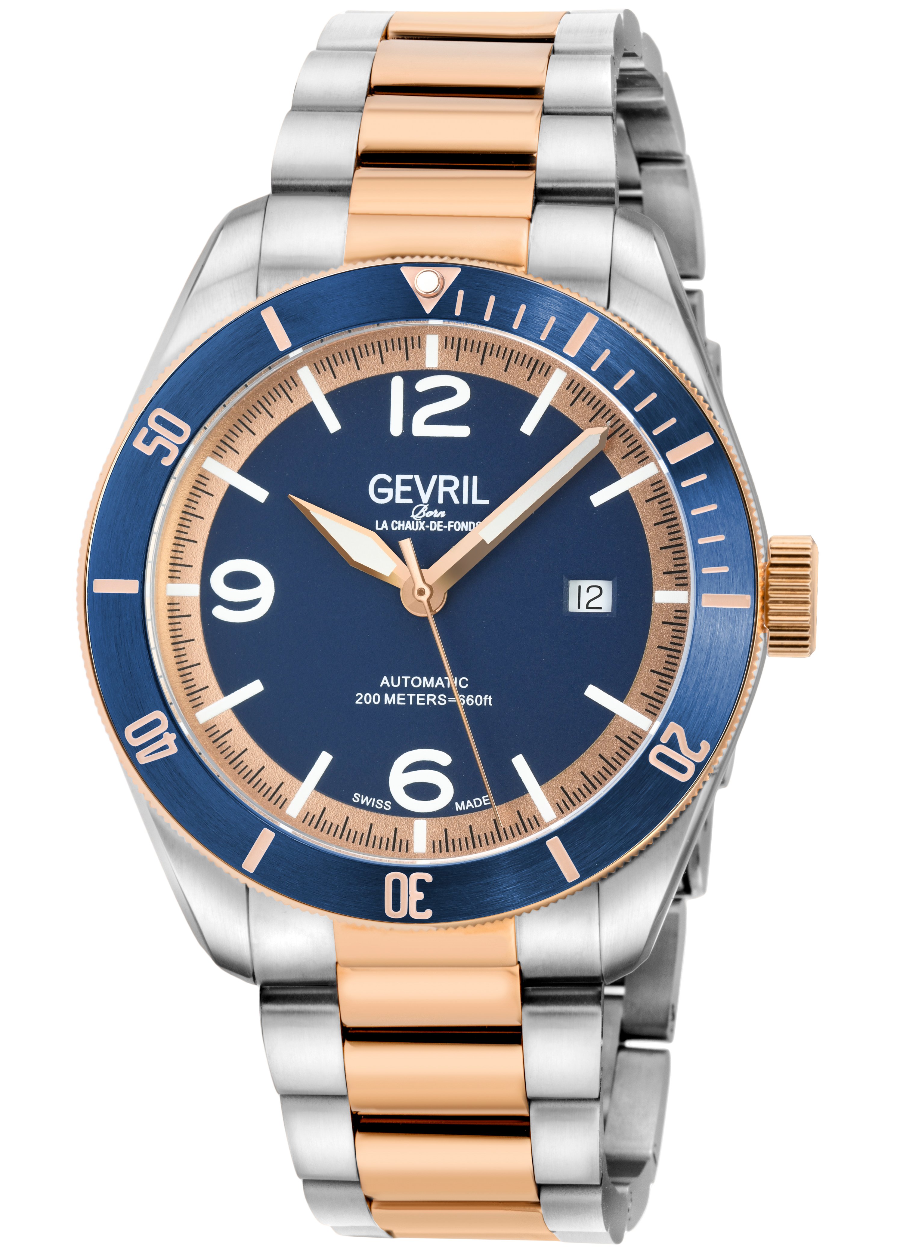 Gevril Yorkville 48614B Swiss Automatic Sellita SW200 Watch