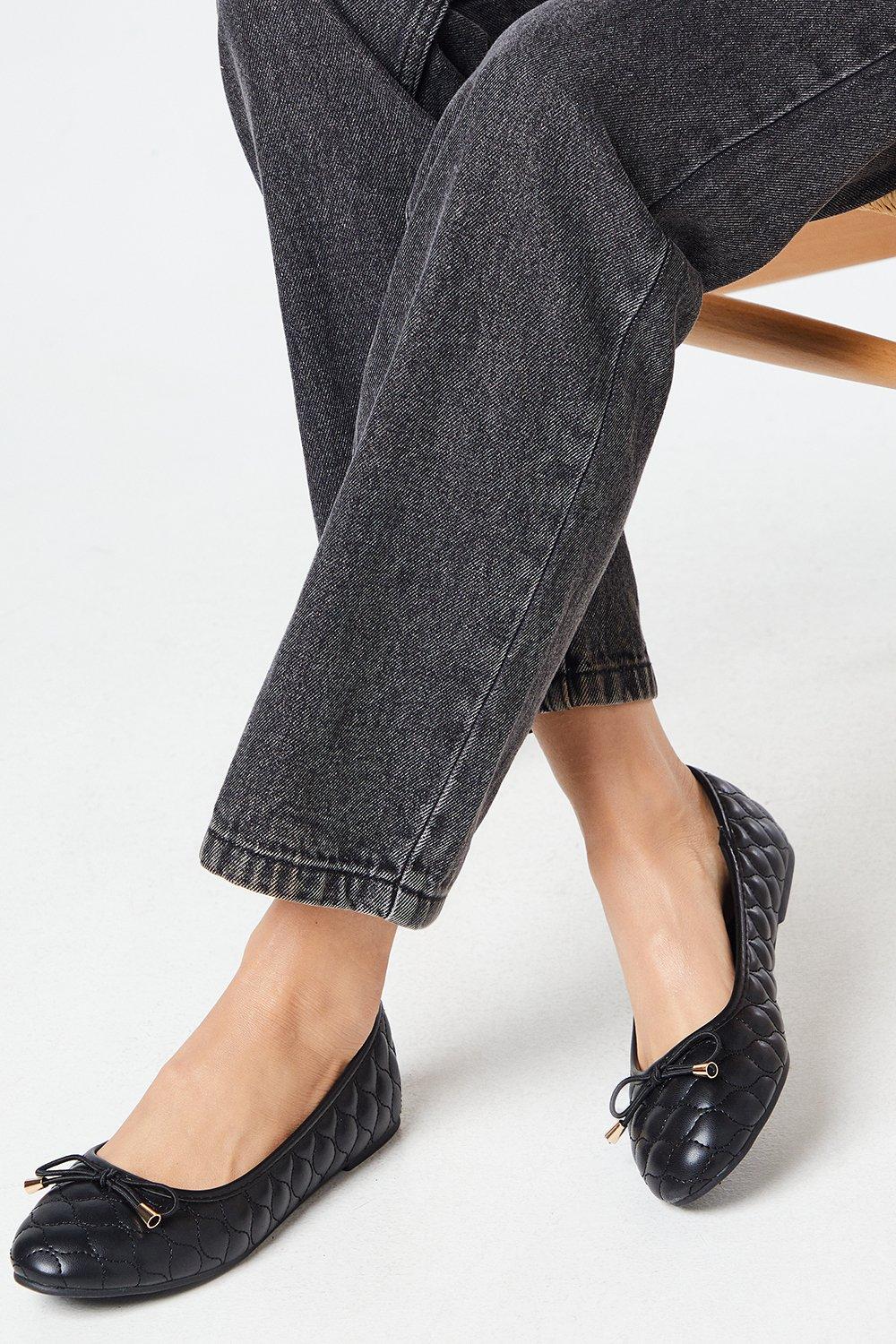 Priya Quilted Ballet Flats