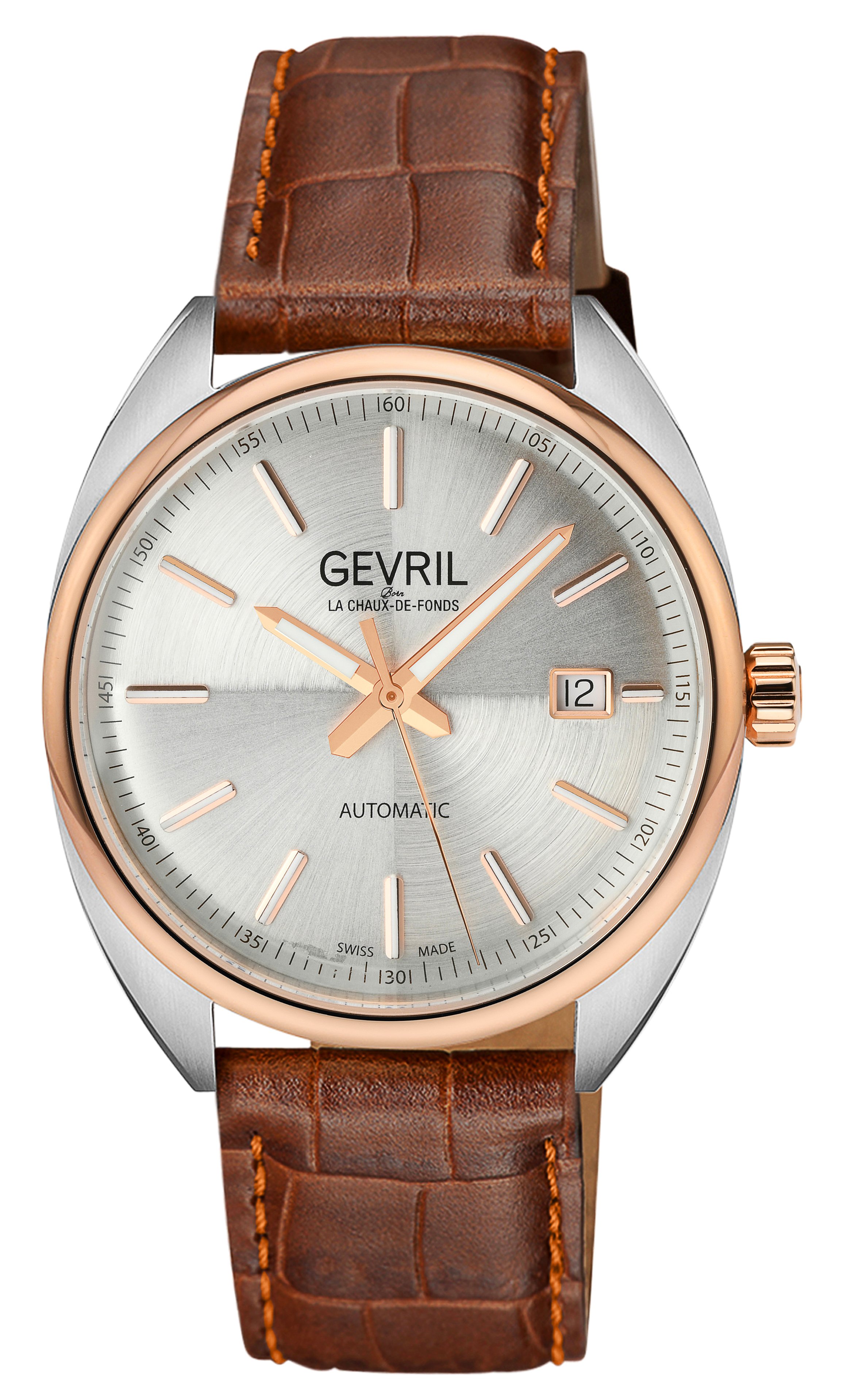 Gevril Five Points 48700A Swiss Automatic Sellita SW200 Watch