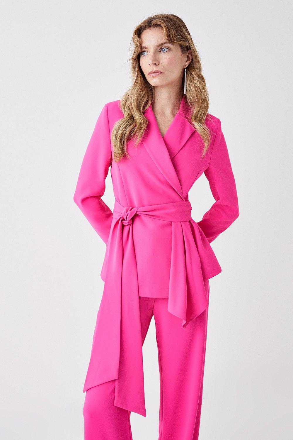 Waterfall Drape Wrap Blazer