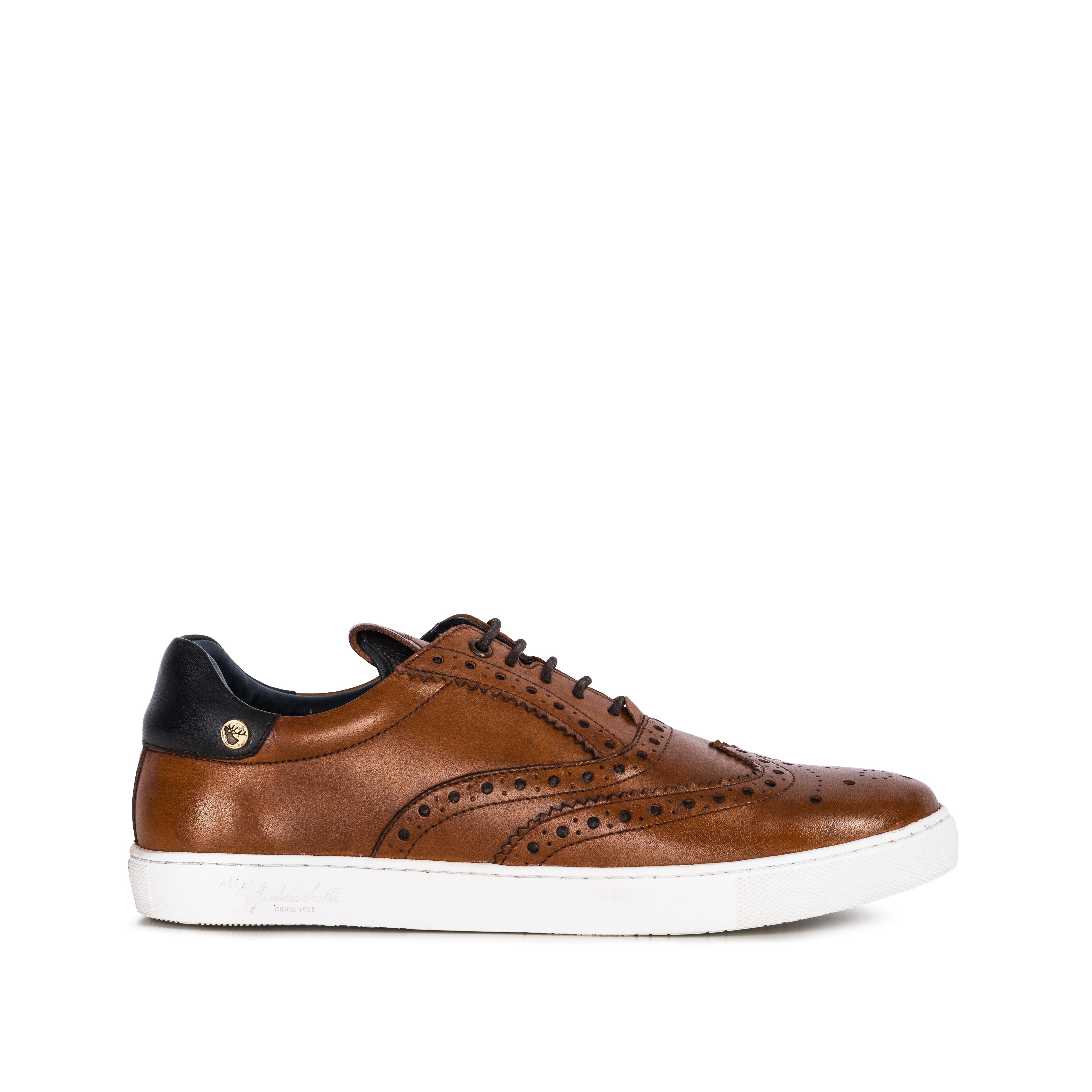MENS CARLSON TAN BROGUE PLIMSOLL