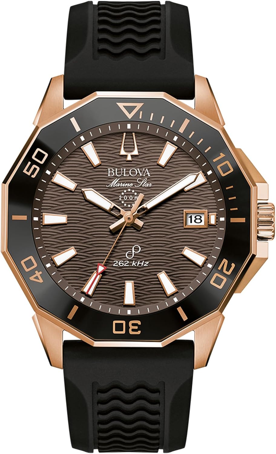 Bulova Marine Star Men's Black Watch 98B421
