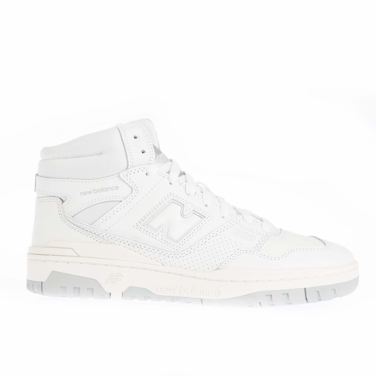 Men's New Balance 650 High-Top Trainers in White