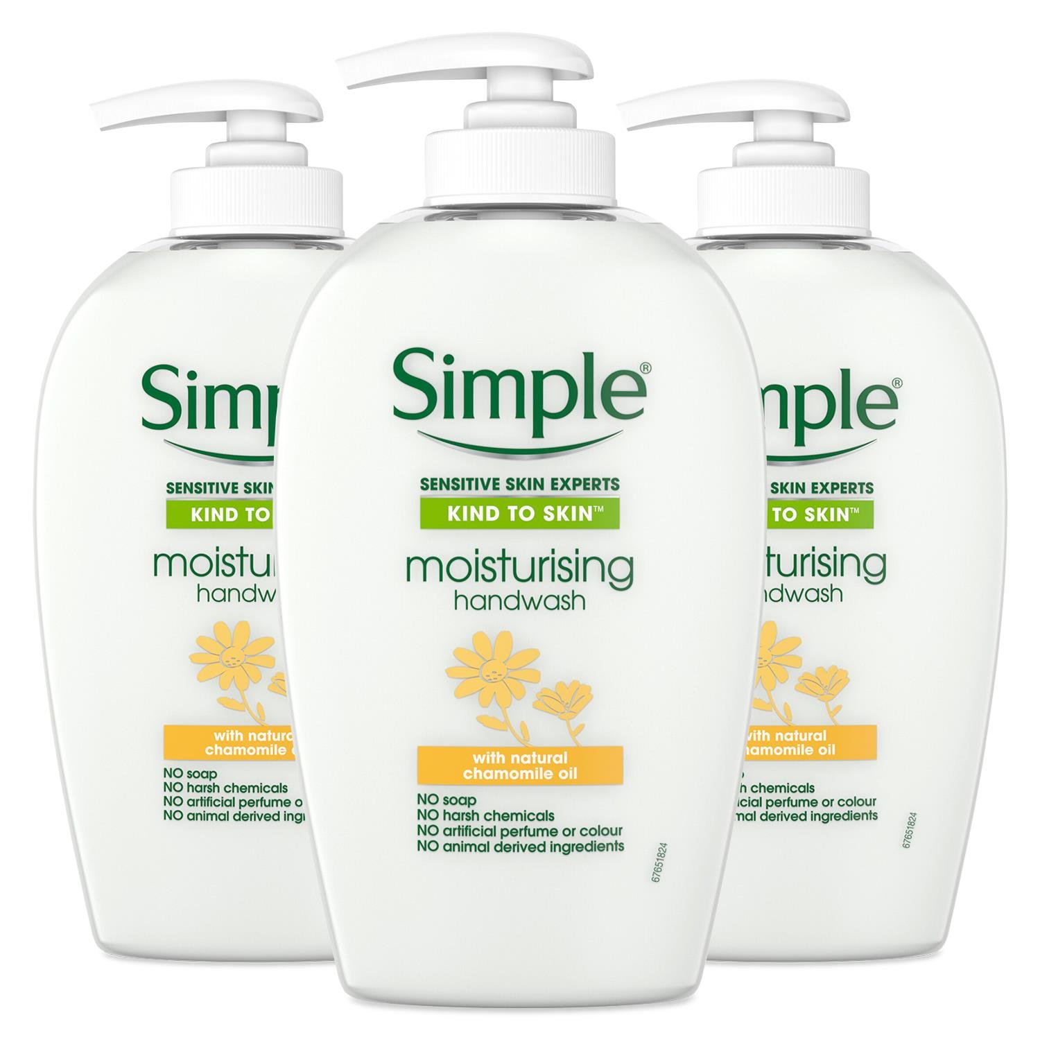 Simple Sensitive Skin Expert Moisturising handwash with Chamomile oil ...