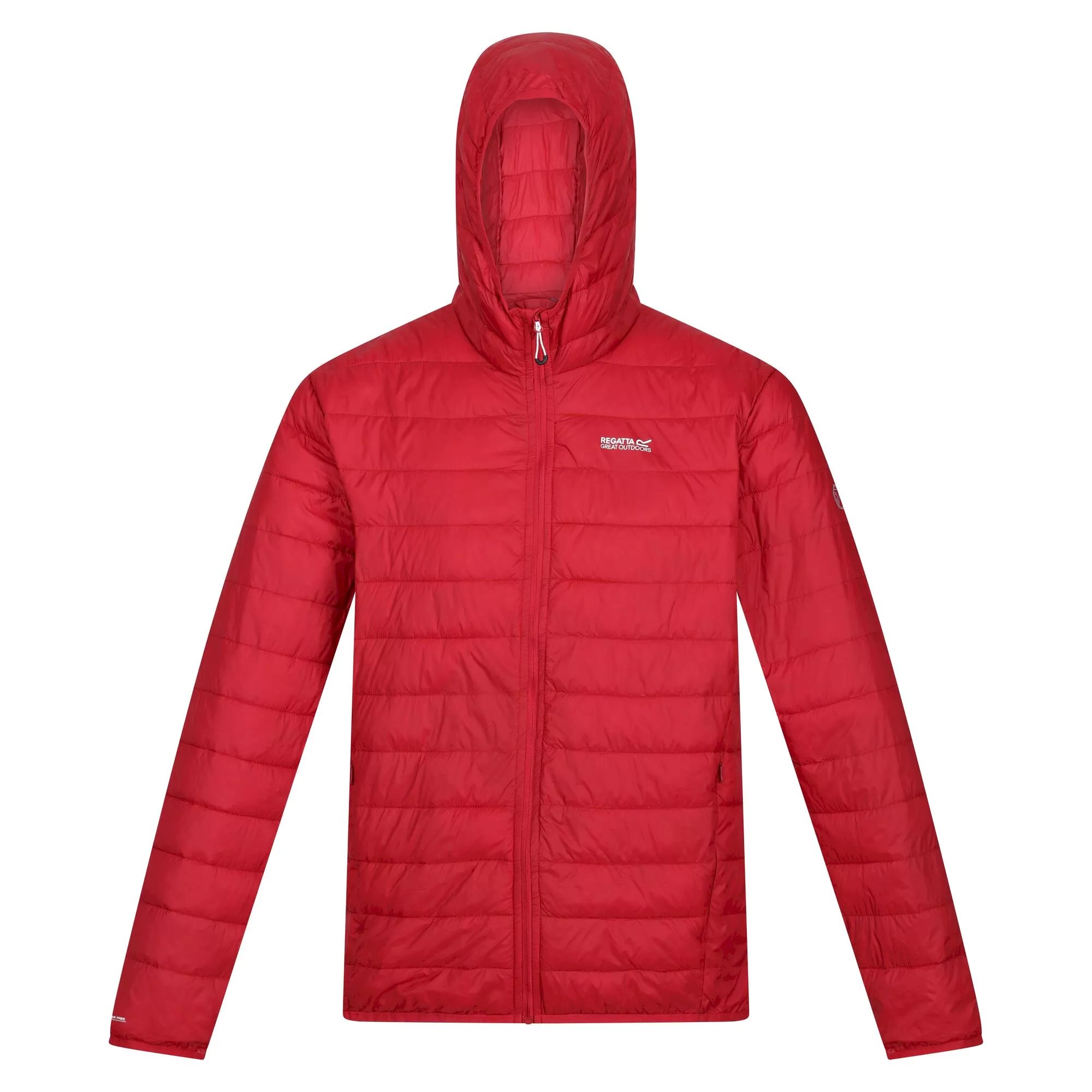Regatta Mens Hillpack Hooded Lightweight Jacket (Dark Red)