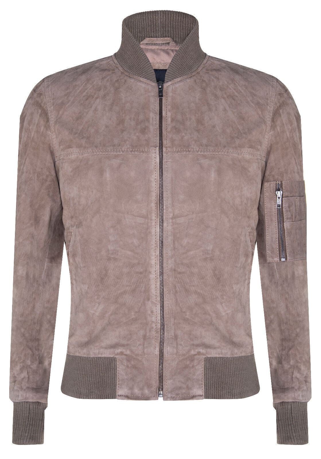 Wildleder-Trucker-Hemd, Jeans-Lederjacke