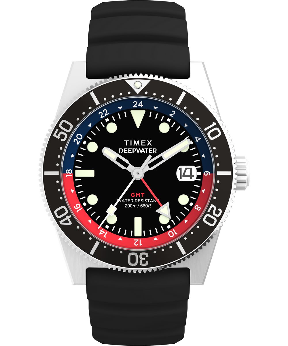 Timex Deep Water Reef Heren Horloge Zwart TW2W75000