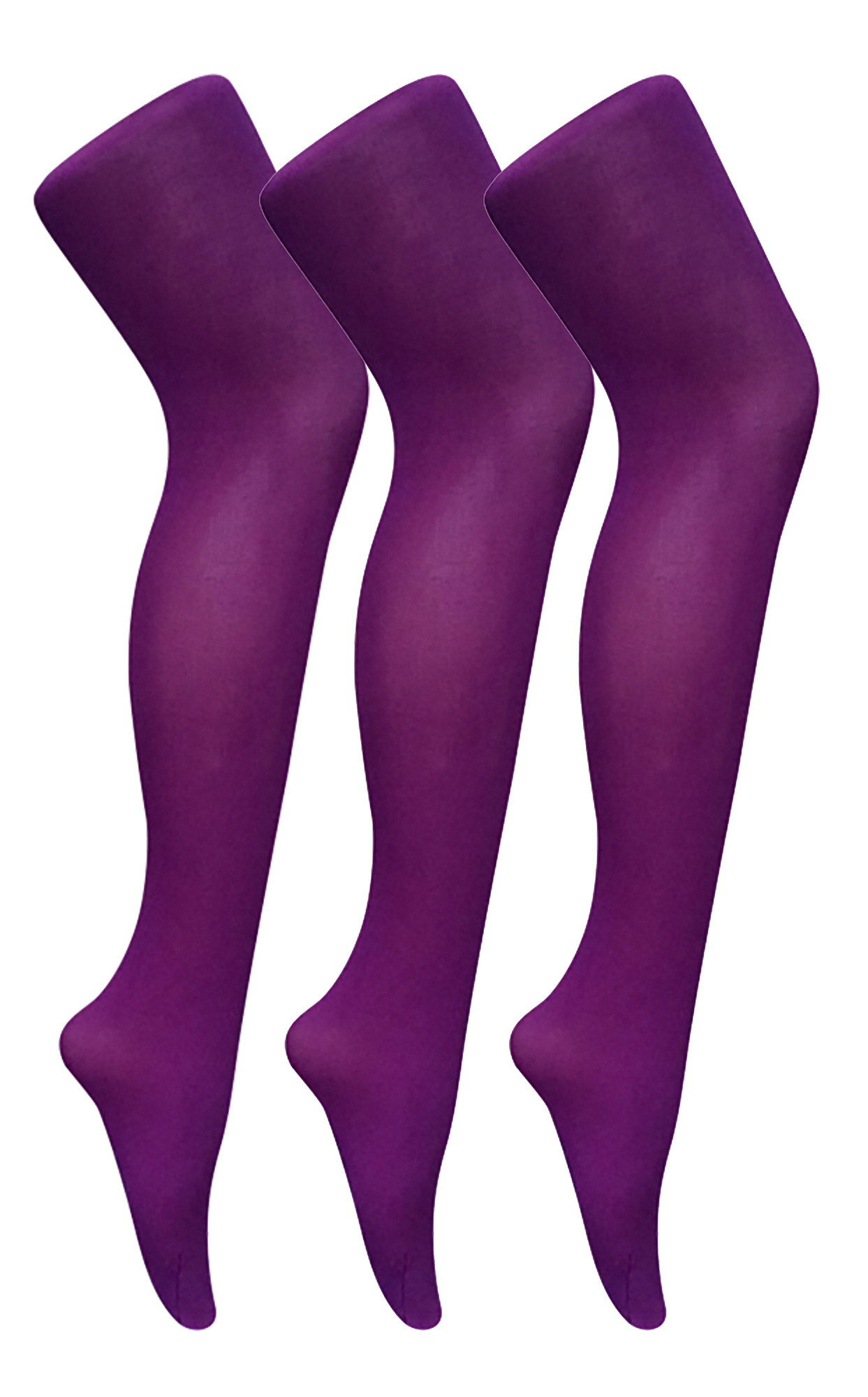 3 Pair Multipack Womens Coloured Opaque 80 Denier Tights | Sock Snob ...