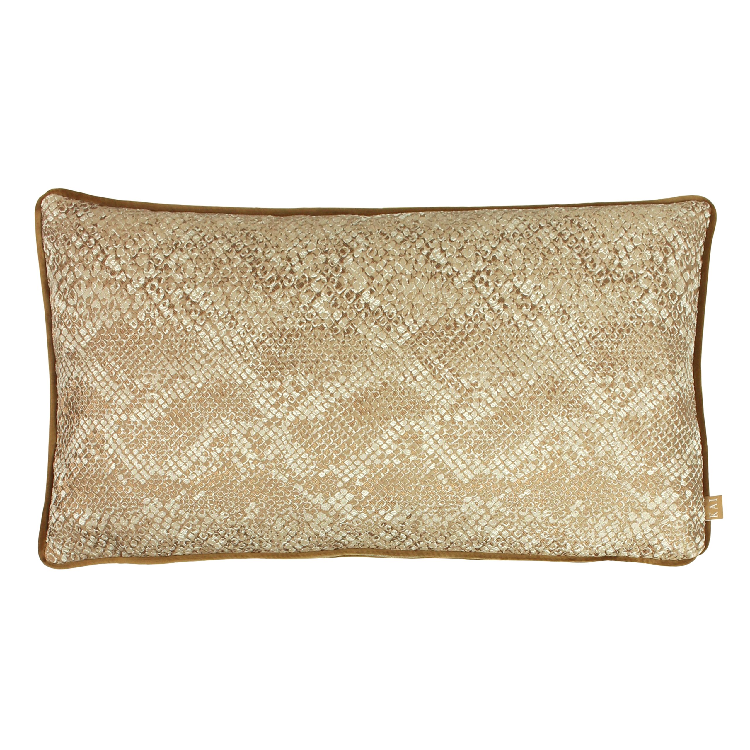 Kai Viper Snake Rectangular Feather Filled Cushion
