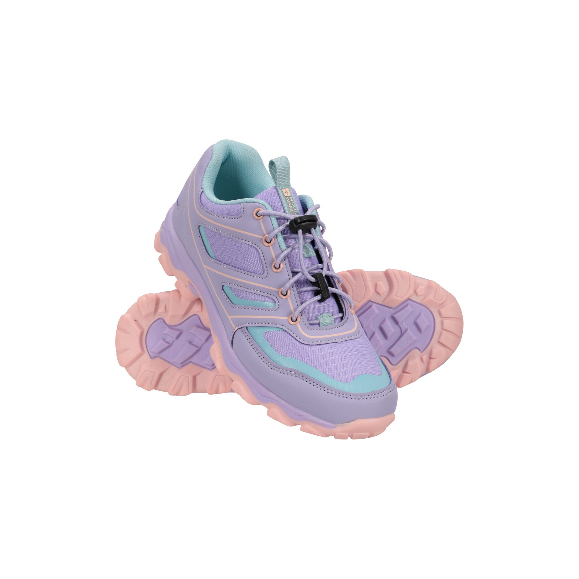 Mountain Warehouse Childrens/Kids Approach Running Trainers (Purple)