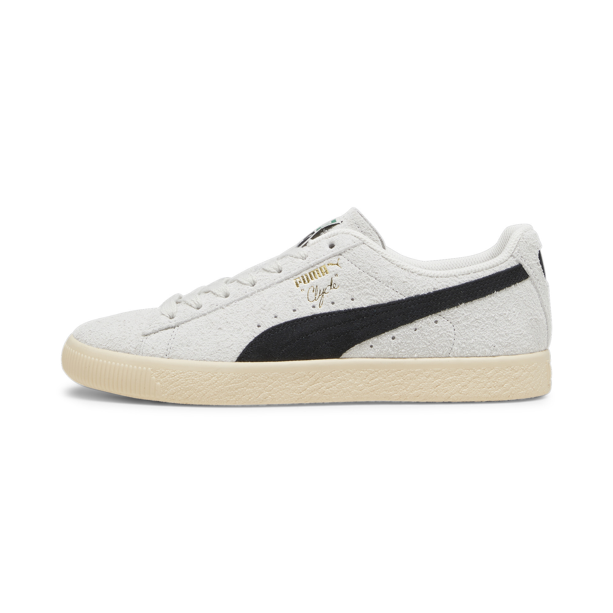 PUMA Unisex Clyde Hairy Suede Sneakers Trainers