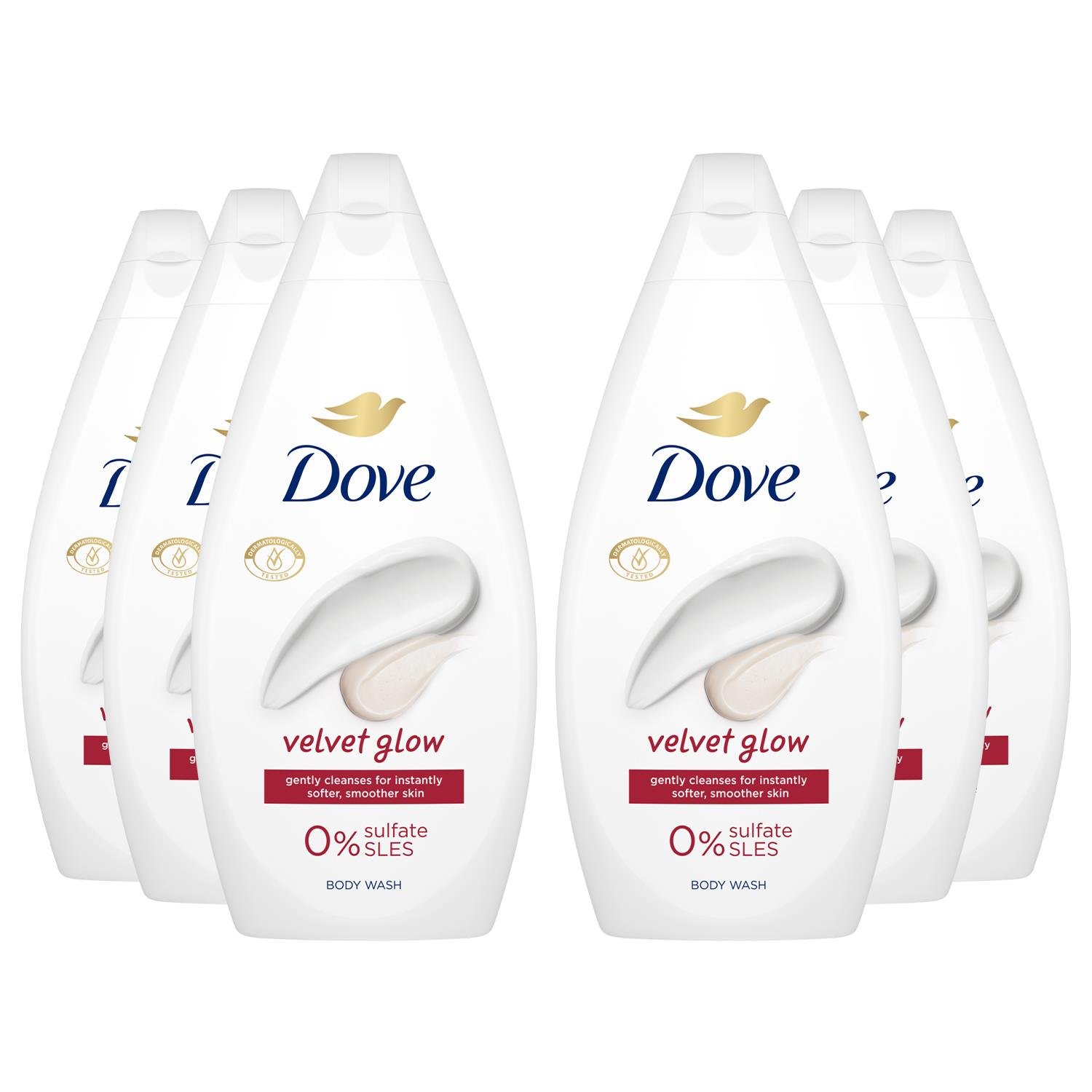 Dove Velvet Glow Body Wash 0% Sulfate SLES for Soft & Smoother Skin ...