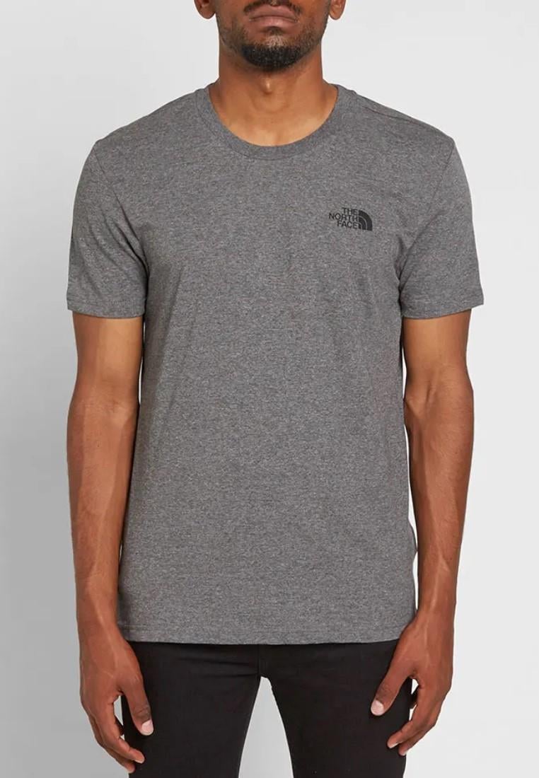 Die Nordwand Mens SS einfache Kuppel T Shirt grau