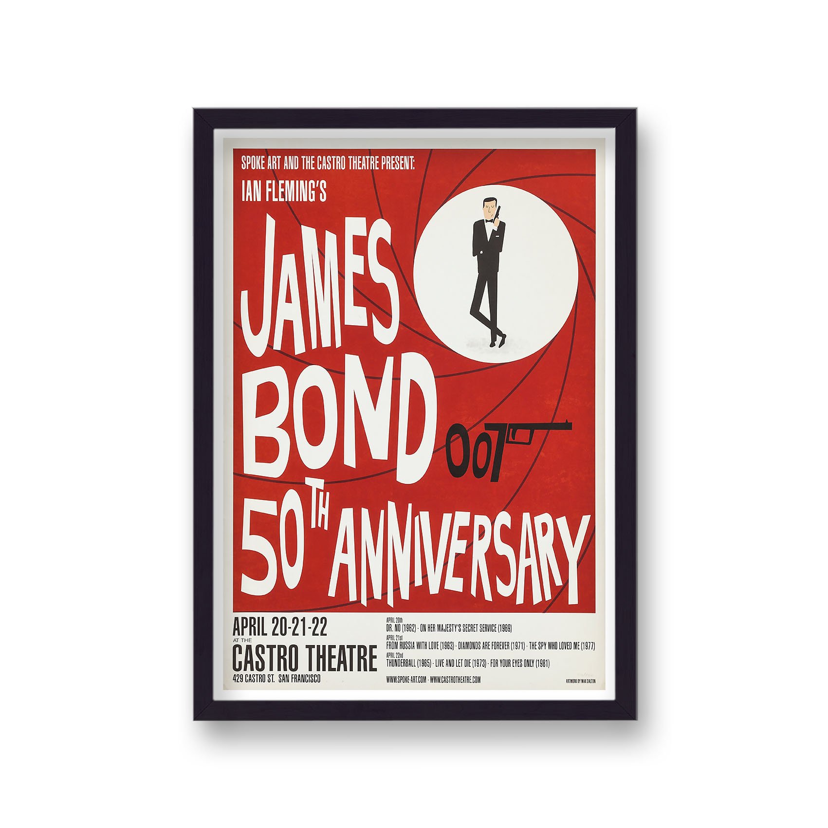 James Bond 50th Anniversary V2 Reimagined Movie Poster
