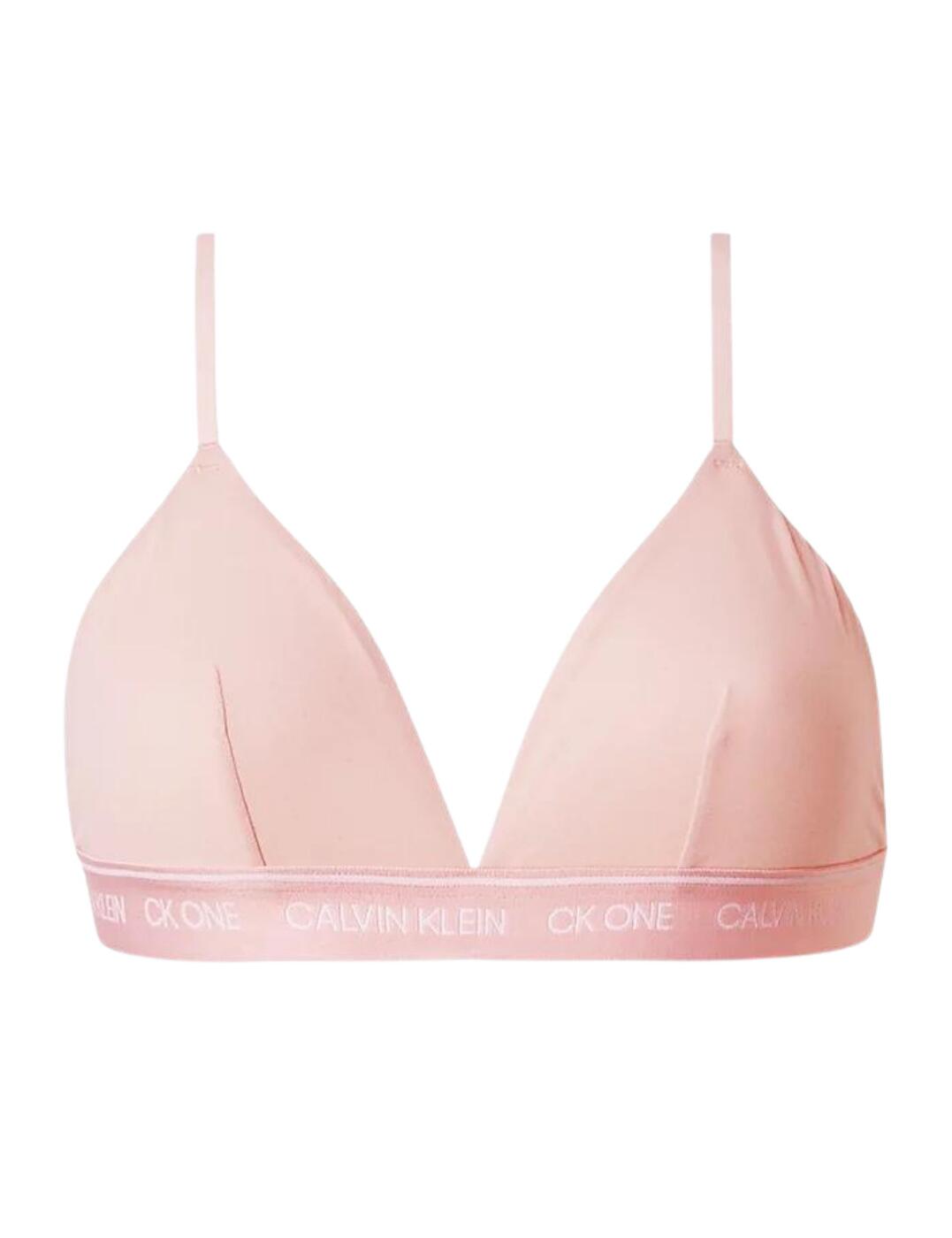 000QF6501E Calvin Klein CK One Recycled Unlined Triangle Bra