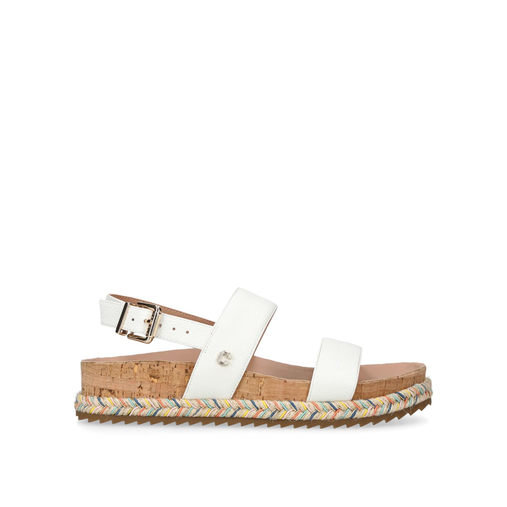 Carvela Leather Gala Flatform Sandals