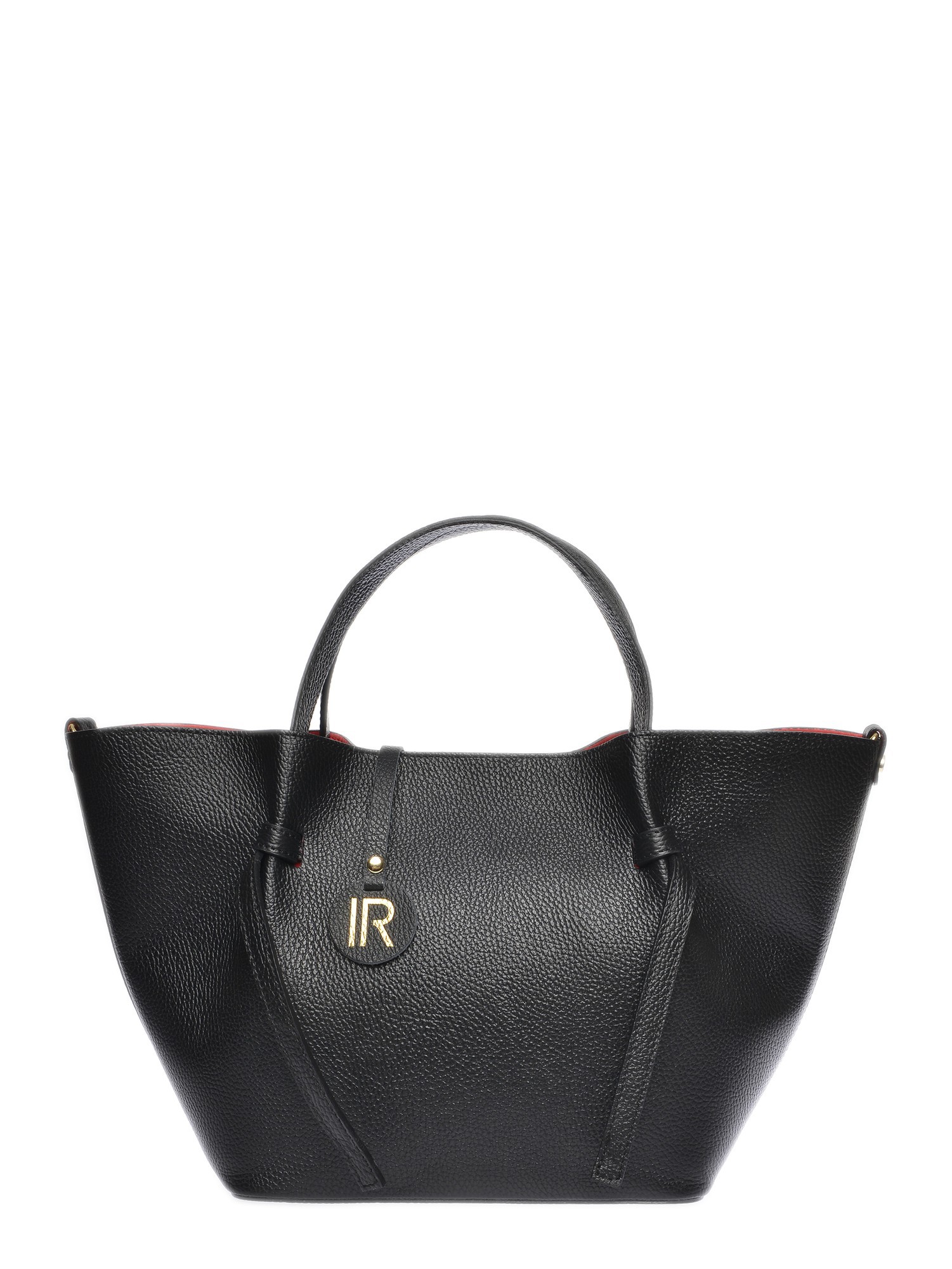 Isabella Rhea Schwarz Rindsledertasche